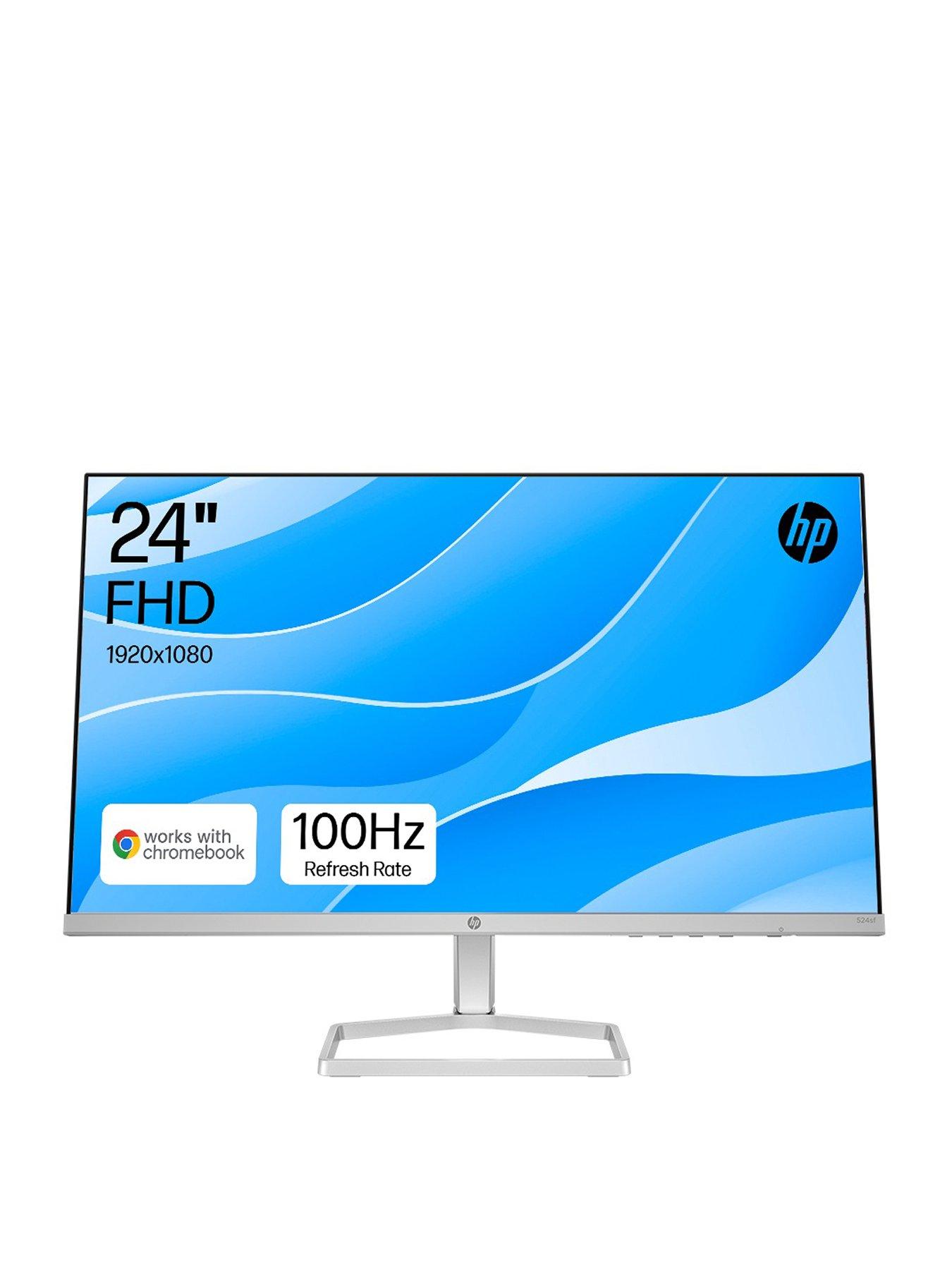 HP Series 5 - 524sf Monitor - 24in IPS Full HD - 100hz - Silver/Black ...