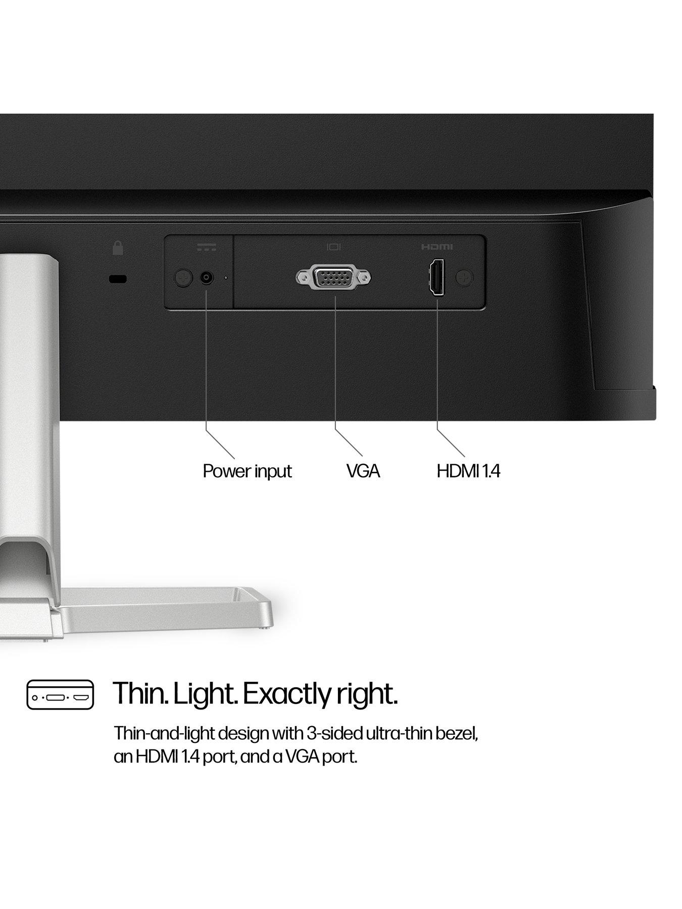 HP Series 5 - 524sf Monitor - 24in IPS Full HD - 100hz - Silver/Black ...