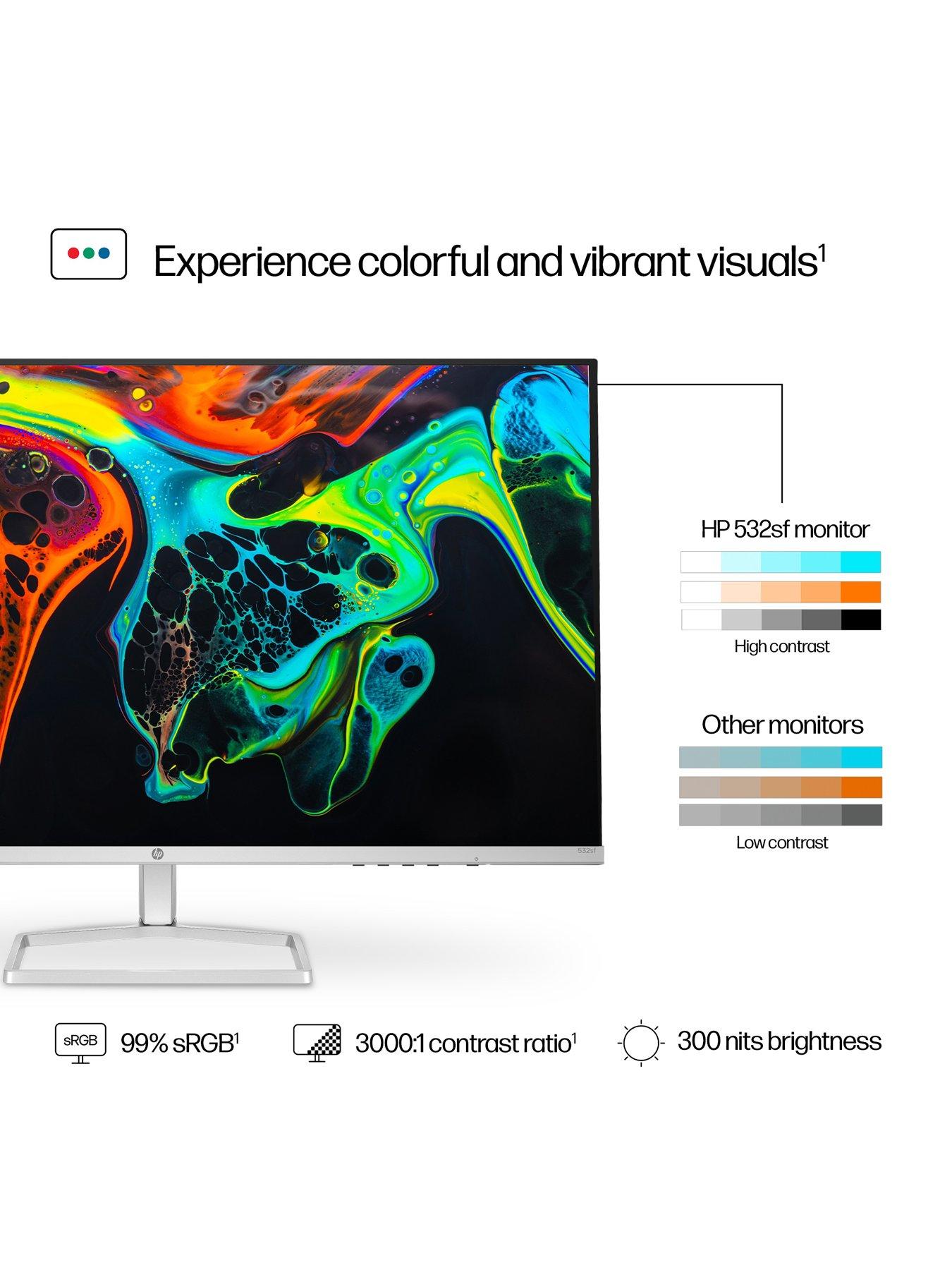 HP Series 5 -532sf Monitor - 32in VA Full HD - 100hz Monitor - Silver ...