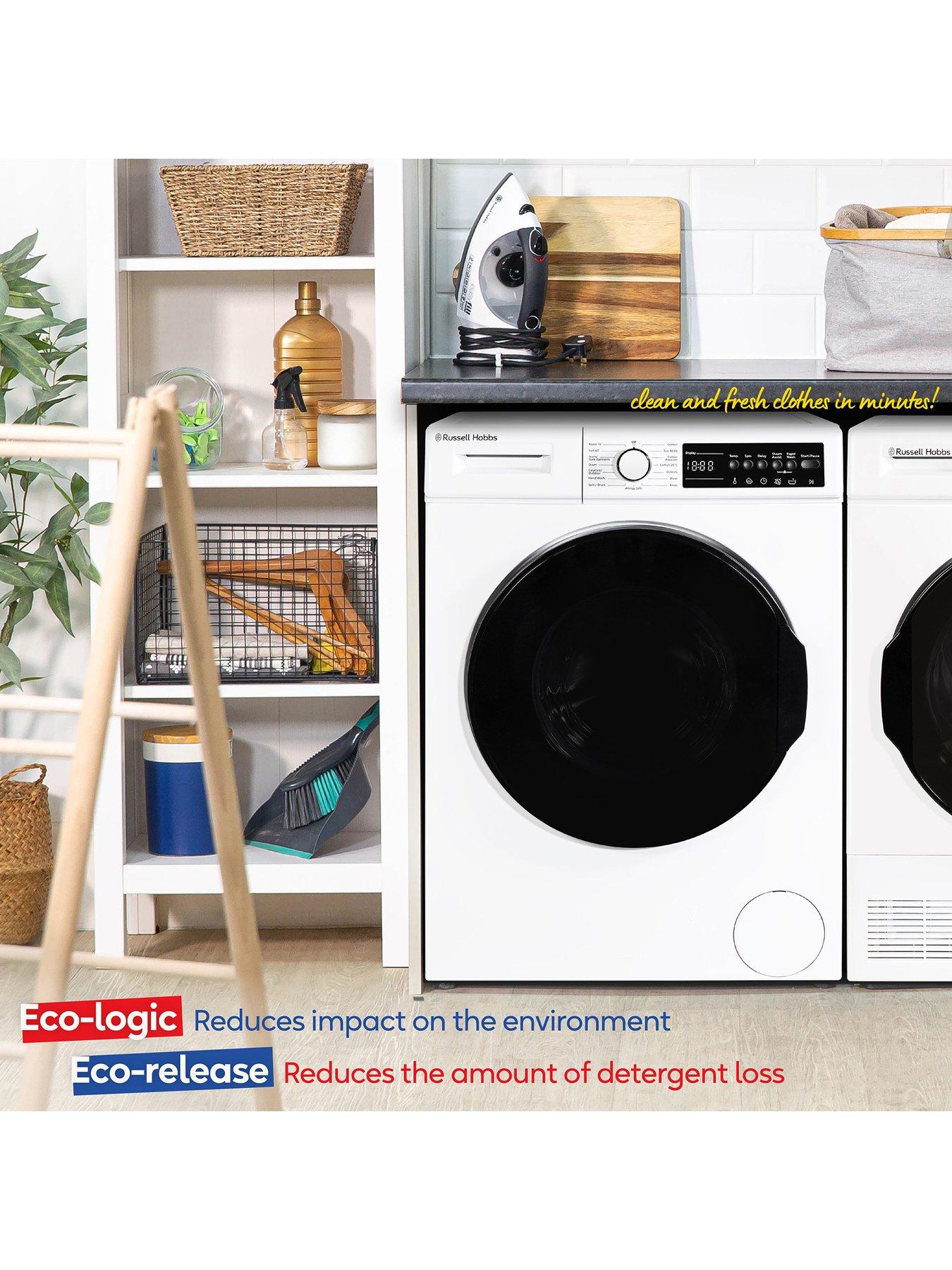 Russell Hobbs RH914W116W 16 Series 9kg Wash, 1400 Spin Washing Machine ...