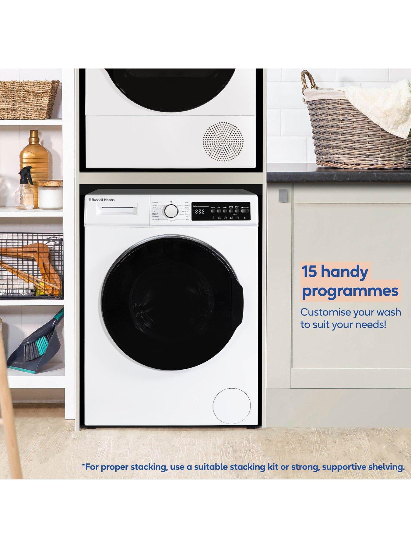 Russell Hobbs RH914W116W 16 Series 9kg Wash, 1400 Spin Washing Machine ...