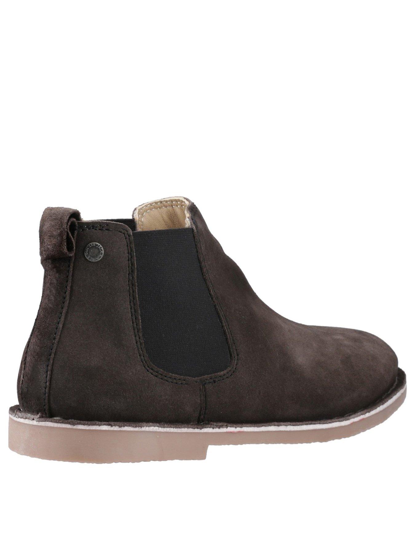 Jack & Jones Bravo Suede Chelsea Boot - Black | Very