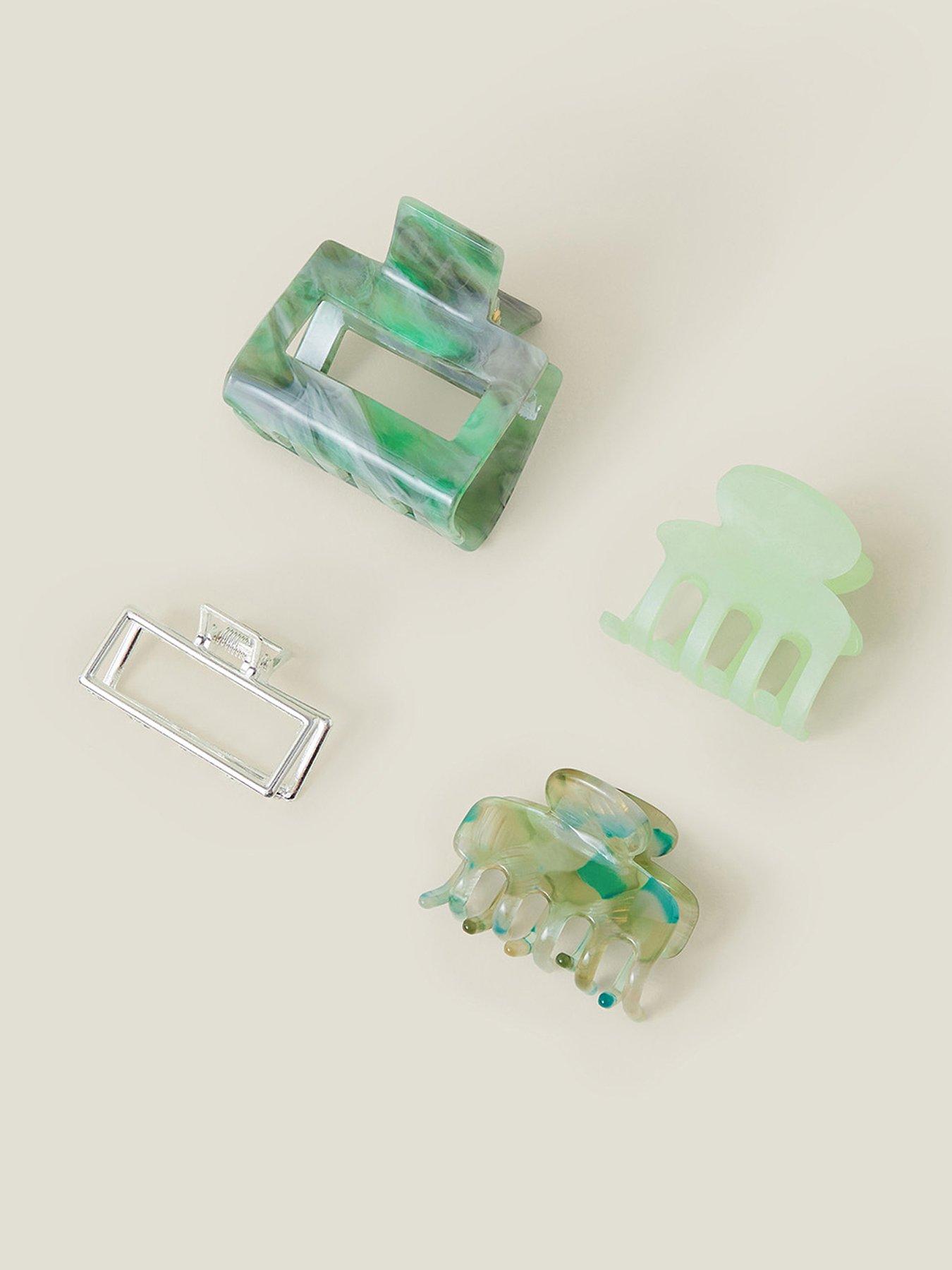 Accessorize 4 X Mixed Resin Claw Clip | Very