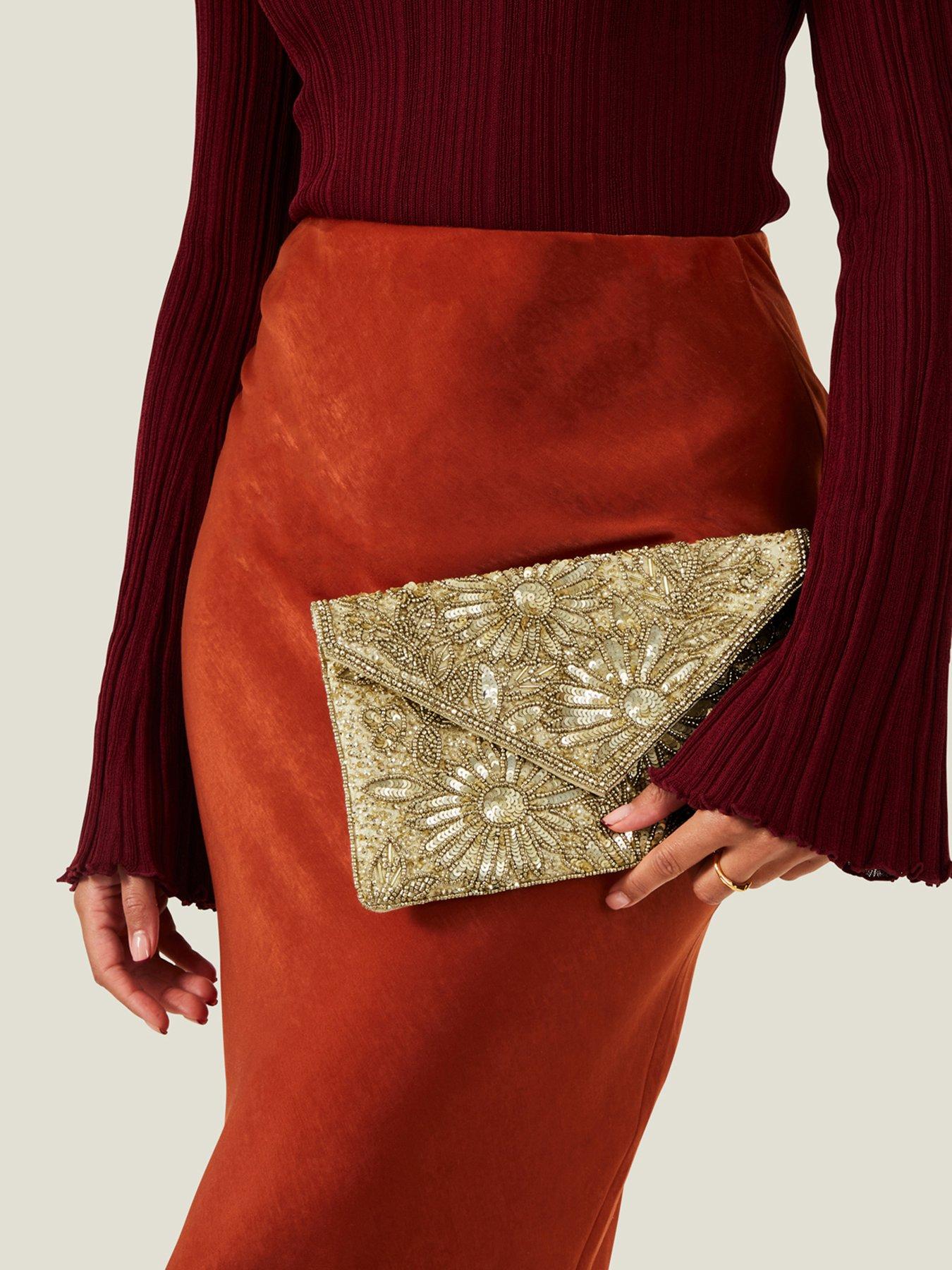 Accessorize Tara Hand-beaded Clutch Bag | Very