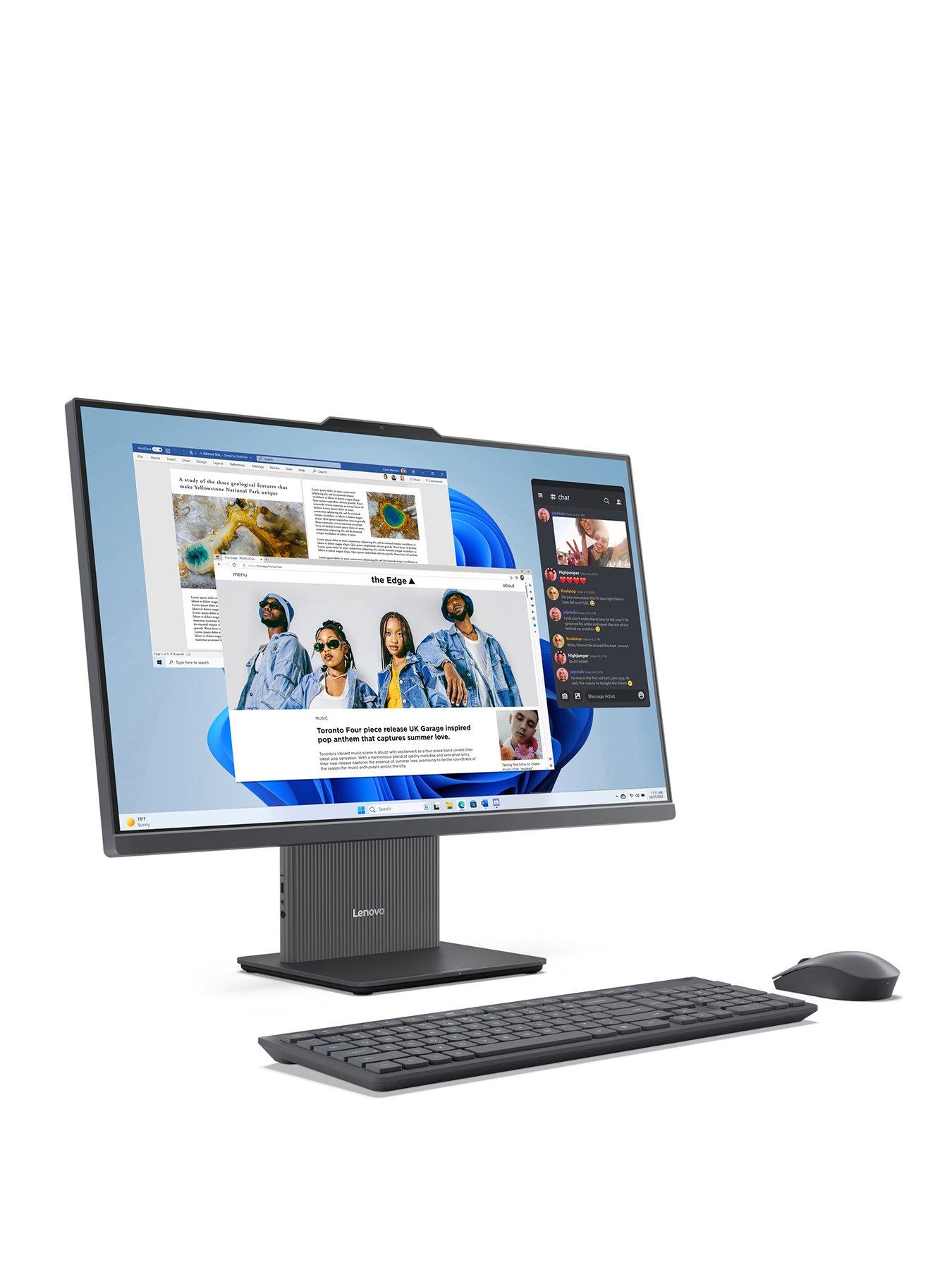 Lenovo IdeaCentre AiO 3 All-in-One PC - 27in FHD, AMD Ryzen 5, 16GB RAM ...