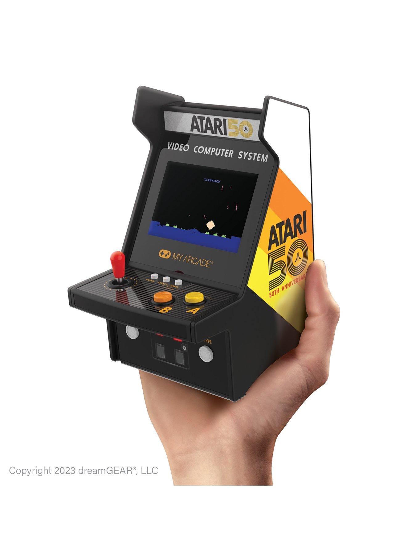 My Arcade Micro Player Pro 6.7" Atari Portable Retro Arcade (100 Games ...