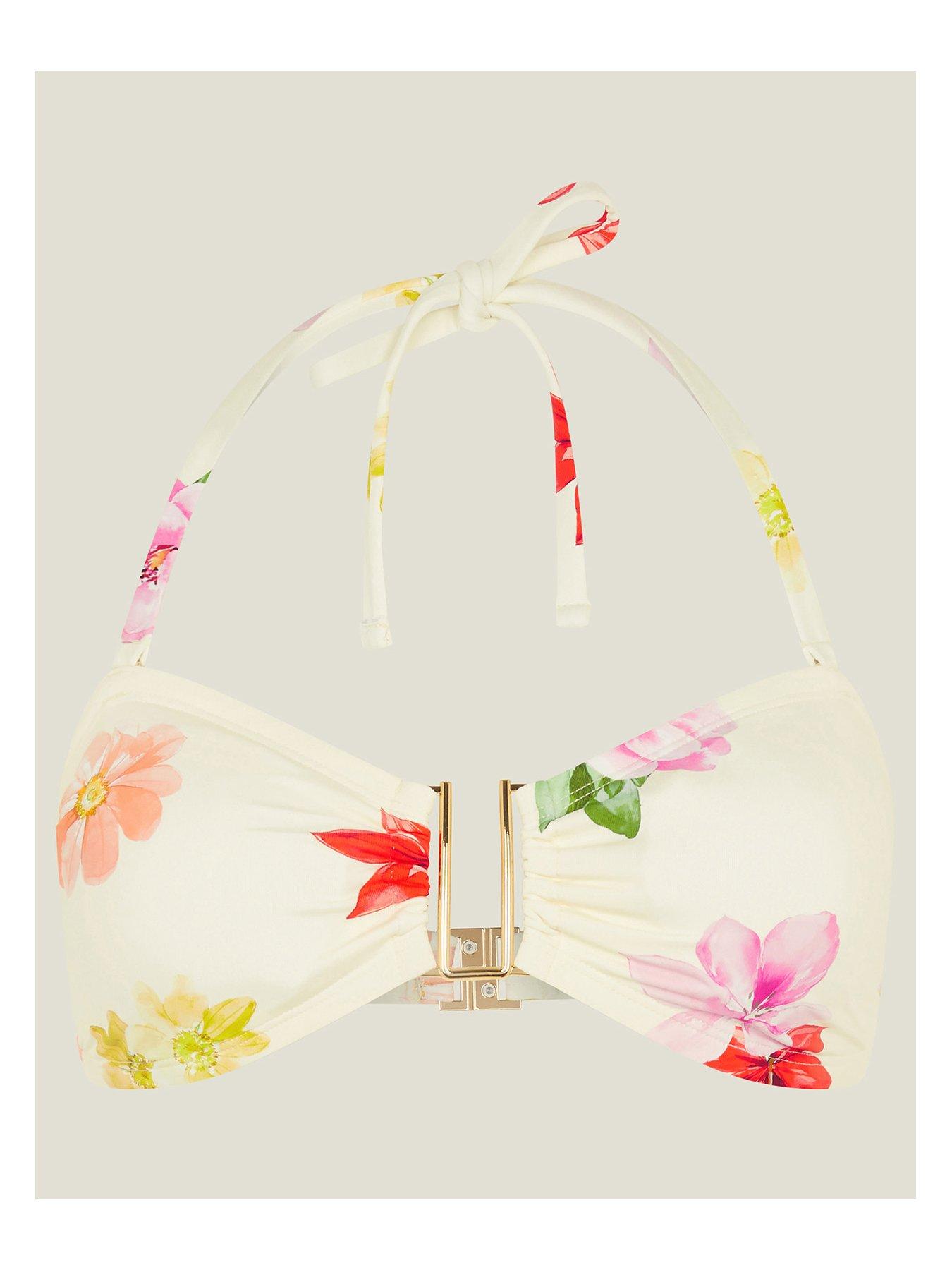 Accessorize Floral U-bend Bikini Top | Very