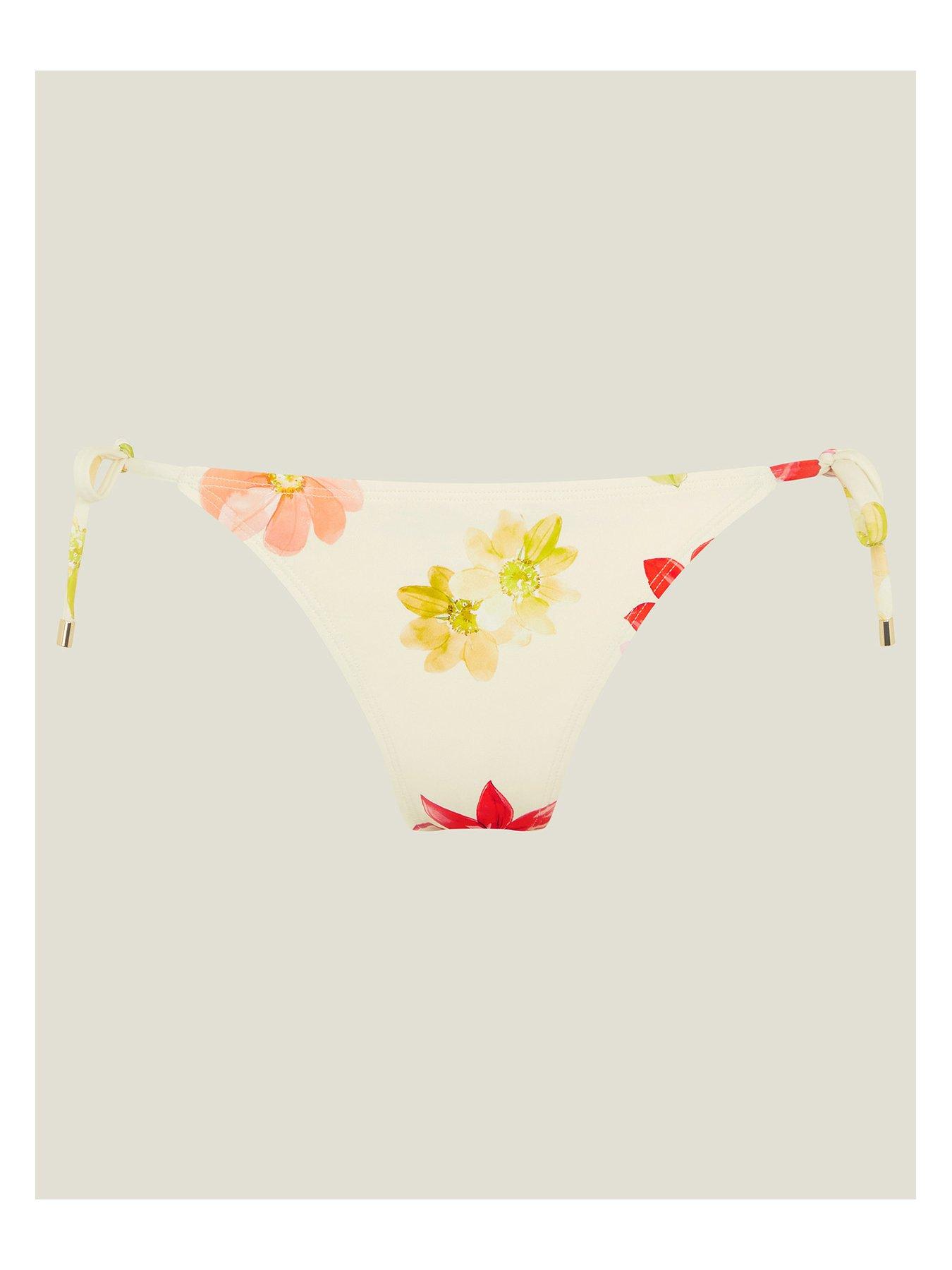 Accessorize Floral Tie Side Bikini Bottoms | Very
