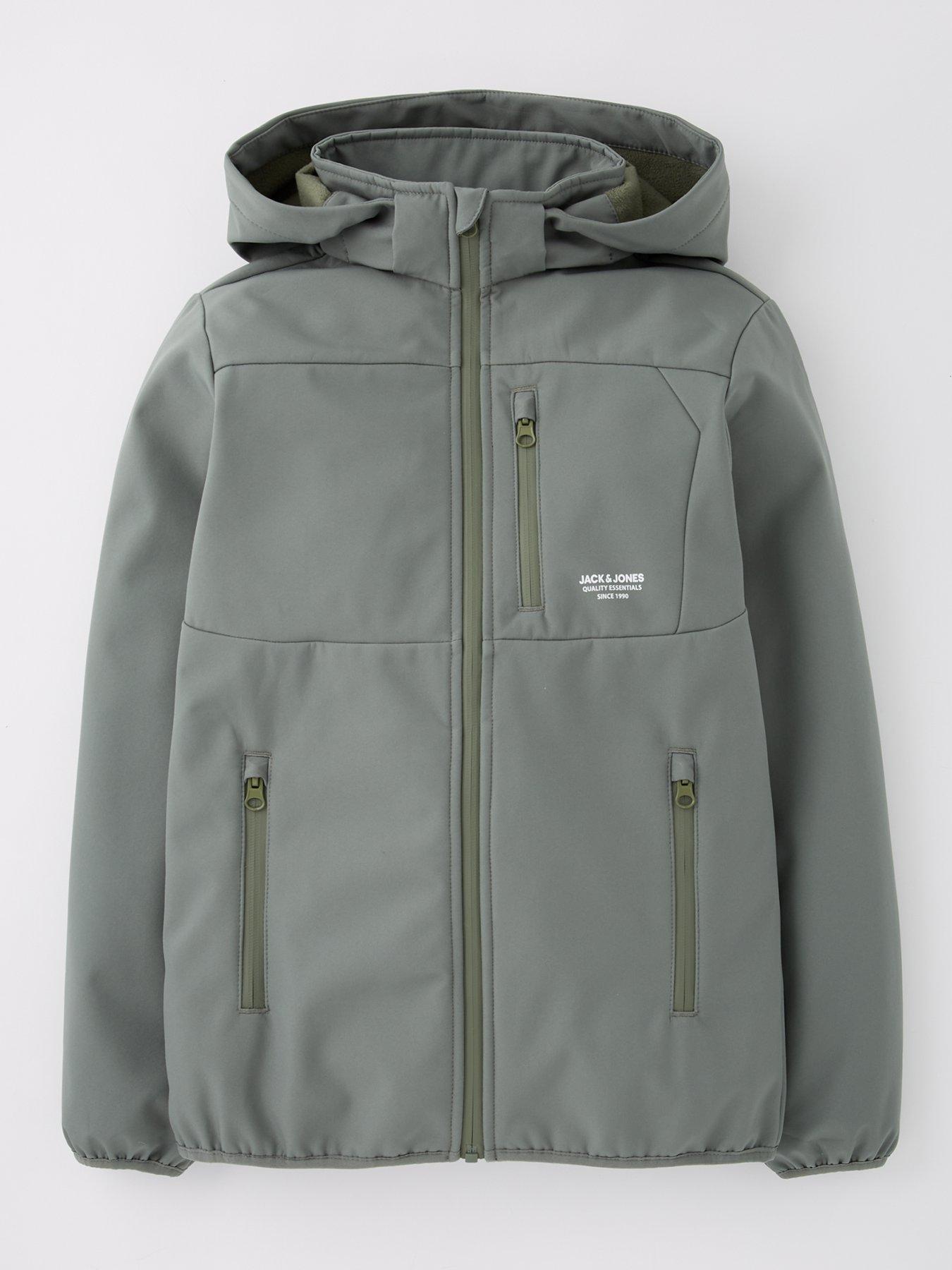 Jack & Jones Junior Boys Theo Softshell Jacket - Agave Green | Very