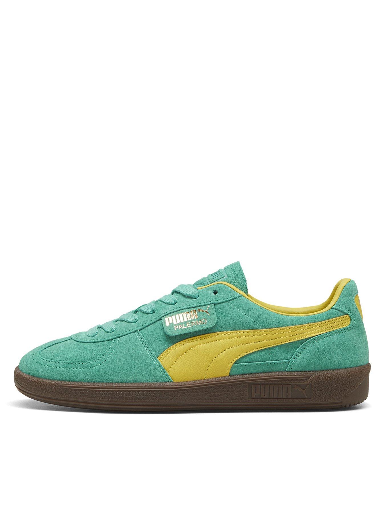 Puma Unisex Palermo Trainers - Green | Very