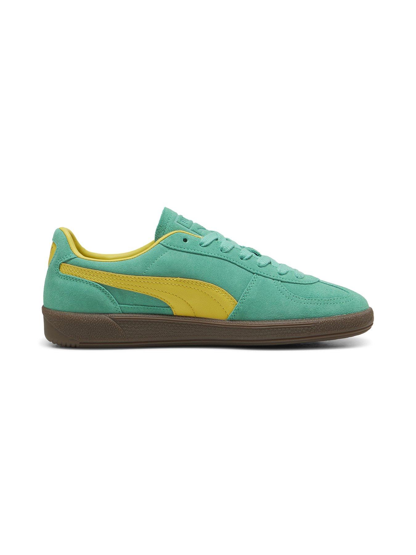 Puma Unisex Palermo Trainers - Green | Very