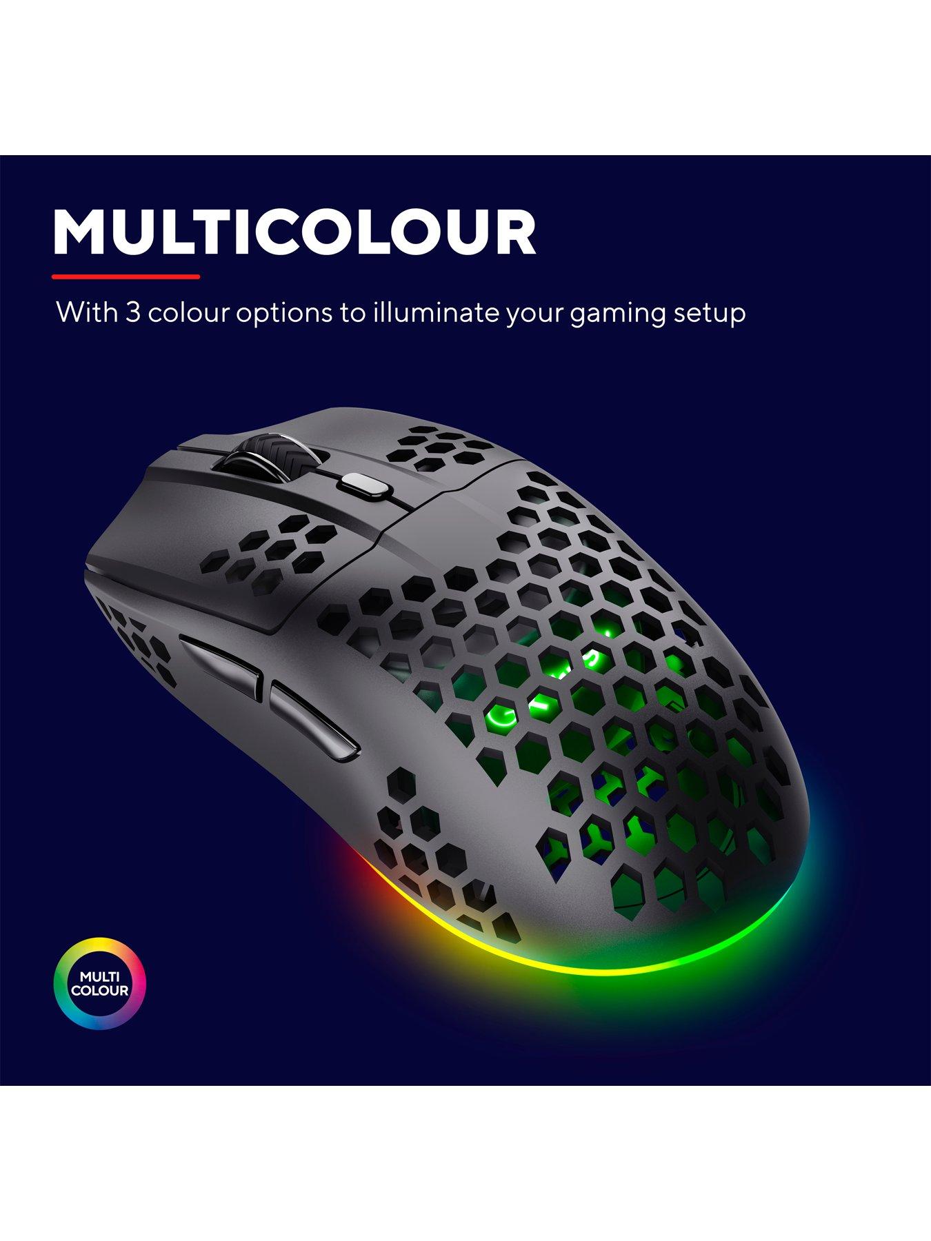 Trust GXT929 Helox Ultra-Lightweight Wireless RGB Black Gaming Mouse ...