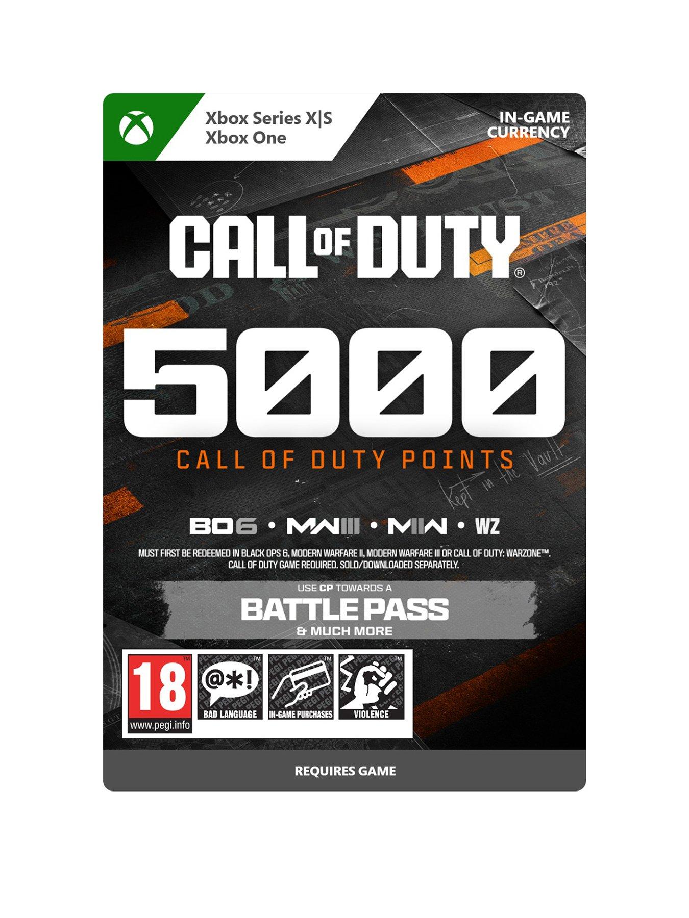 Xbox Call of Duty Points - 5,000 Points (Digital Download) | Very