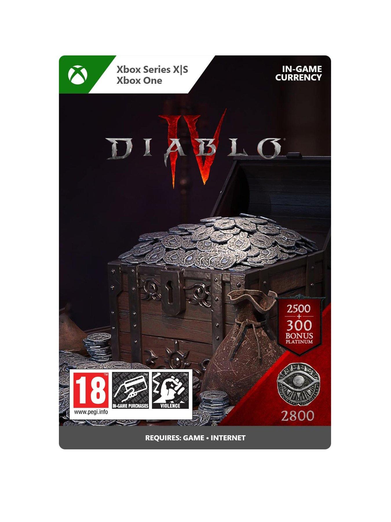 Xbox Diablo IV - 2800 Platinum (Digital Download) | Very