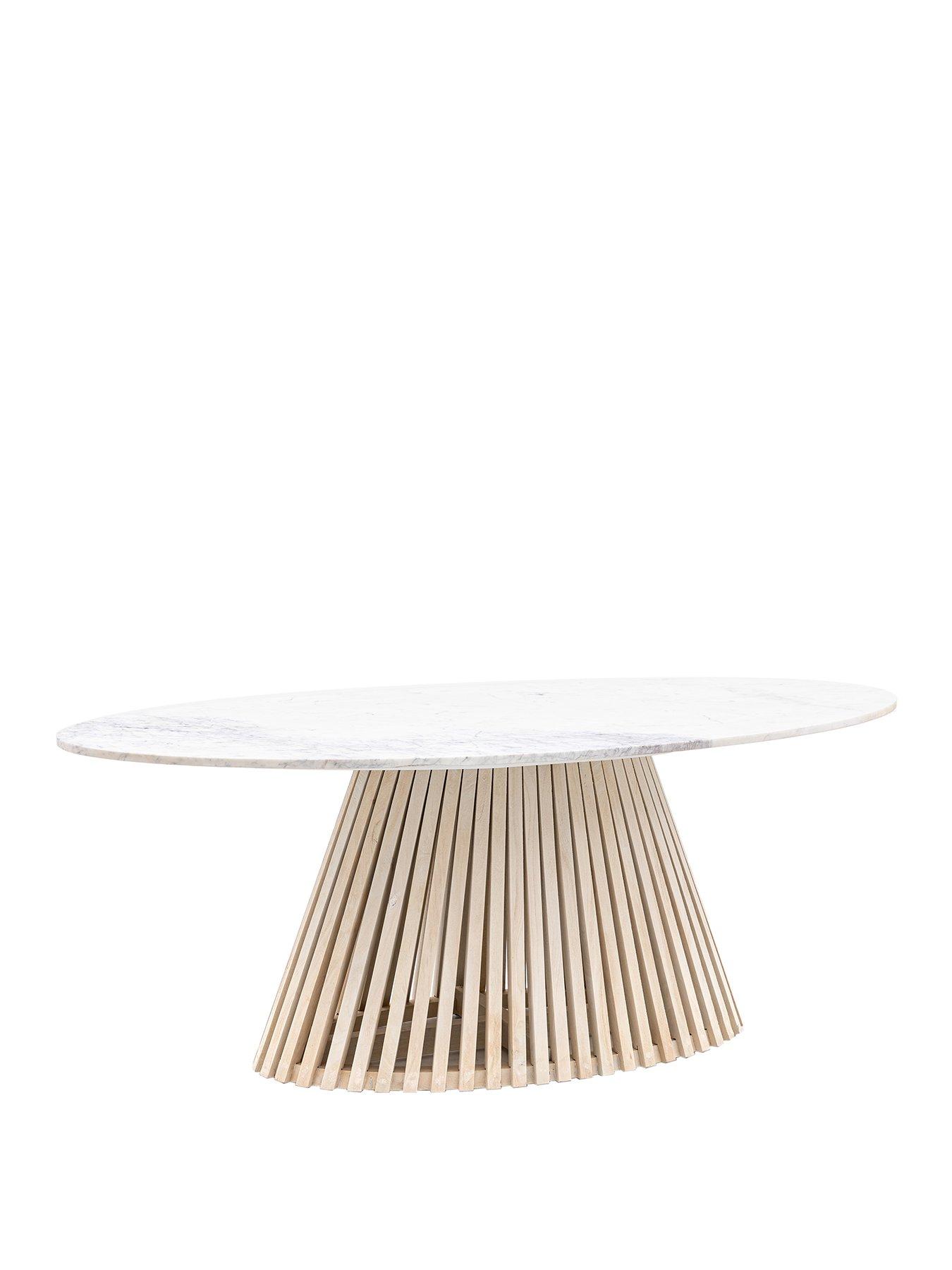 Gallery Direct Farah 200 cm Oval Dining Table | Very
