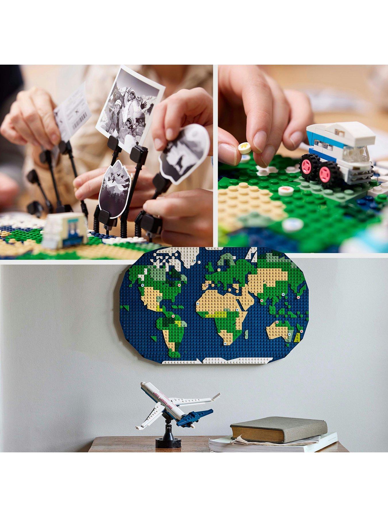 LEGO Family Travel Moments World Map Toy Set 41838 | Very