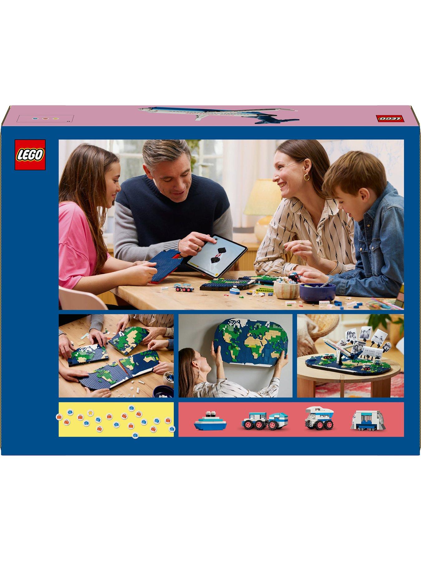 LEGO Family Travel Moments World Map Toy Set 41838 | Very