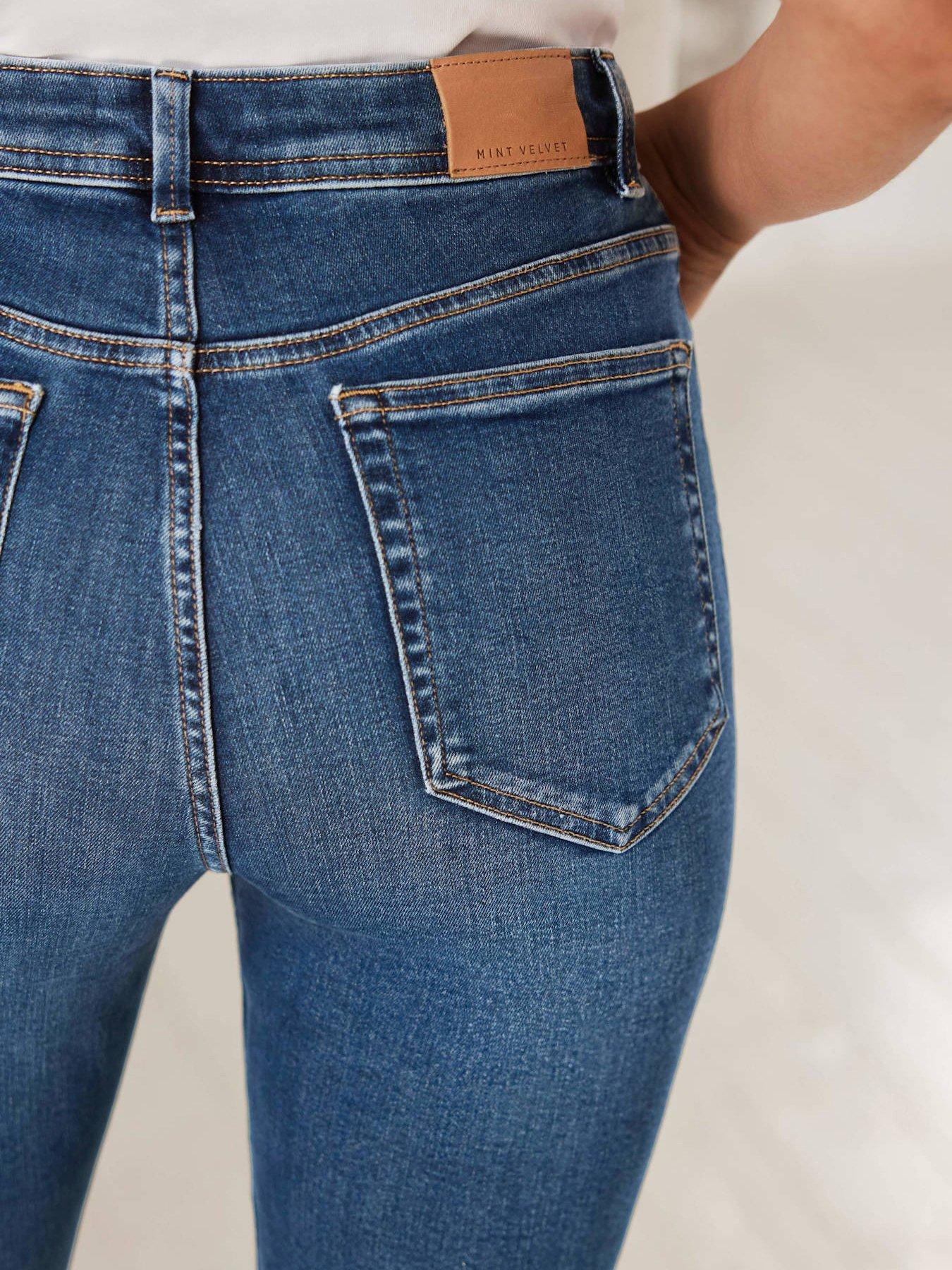Mint Velvet Mid Indigo Skinny Jeans - Blue | Very