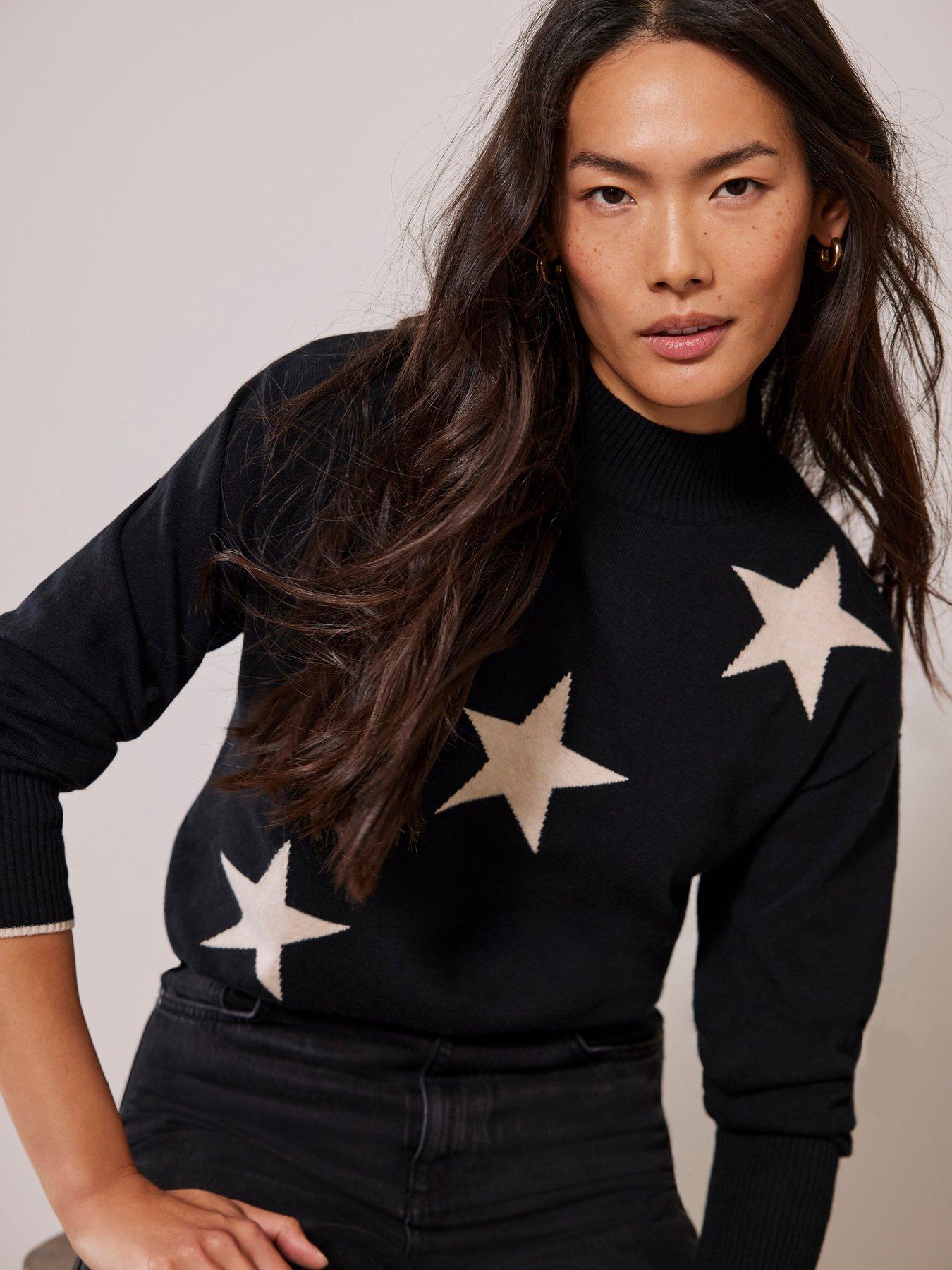 Mint Velvet High Neck Star Jumper | Very