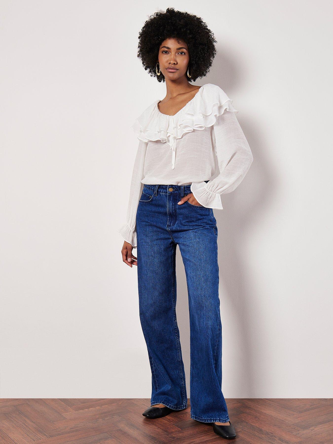 Apricot Ruffle Collar Blouse | Very
