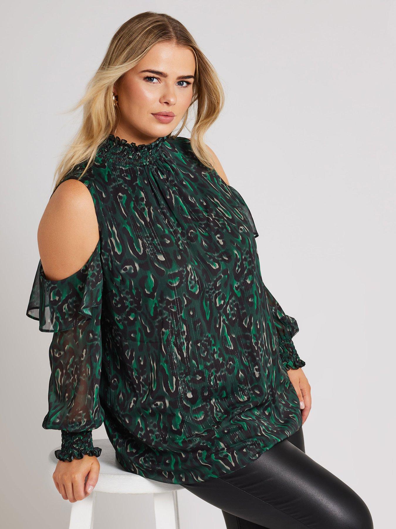 Womens Green Blouses & Tops | Emerald & Dark | Very Page 6