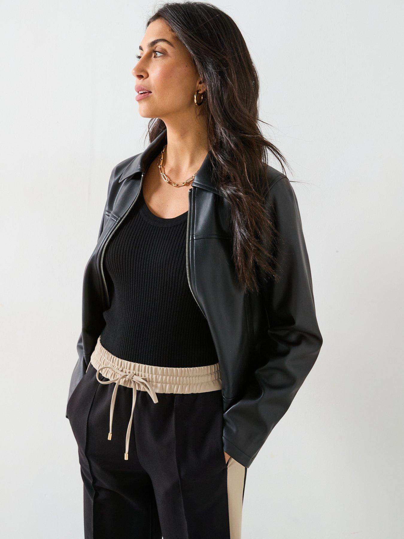 V by Very Premium Panelled Wide Leg Jogger - Multi | Very