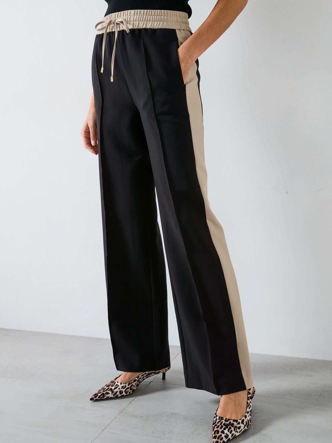 V by Very Premium Panelled Wide Leg Jogger - Multi | Very