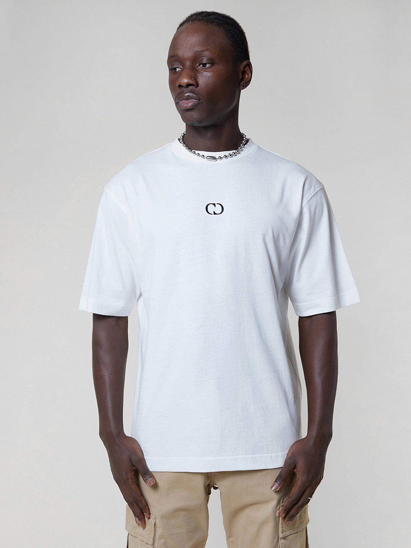 Criminal Damage Logo T-Shirt - White | Very