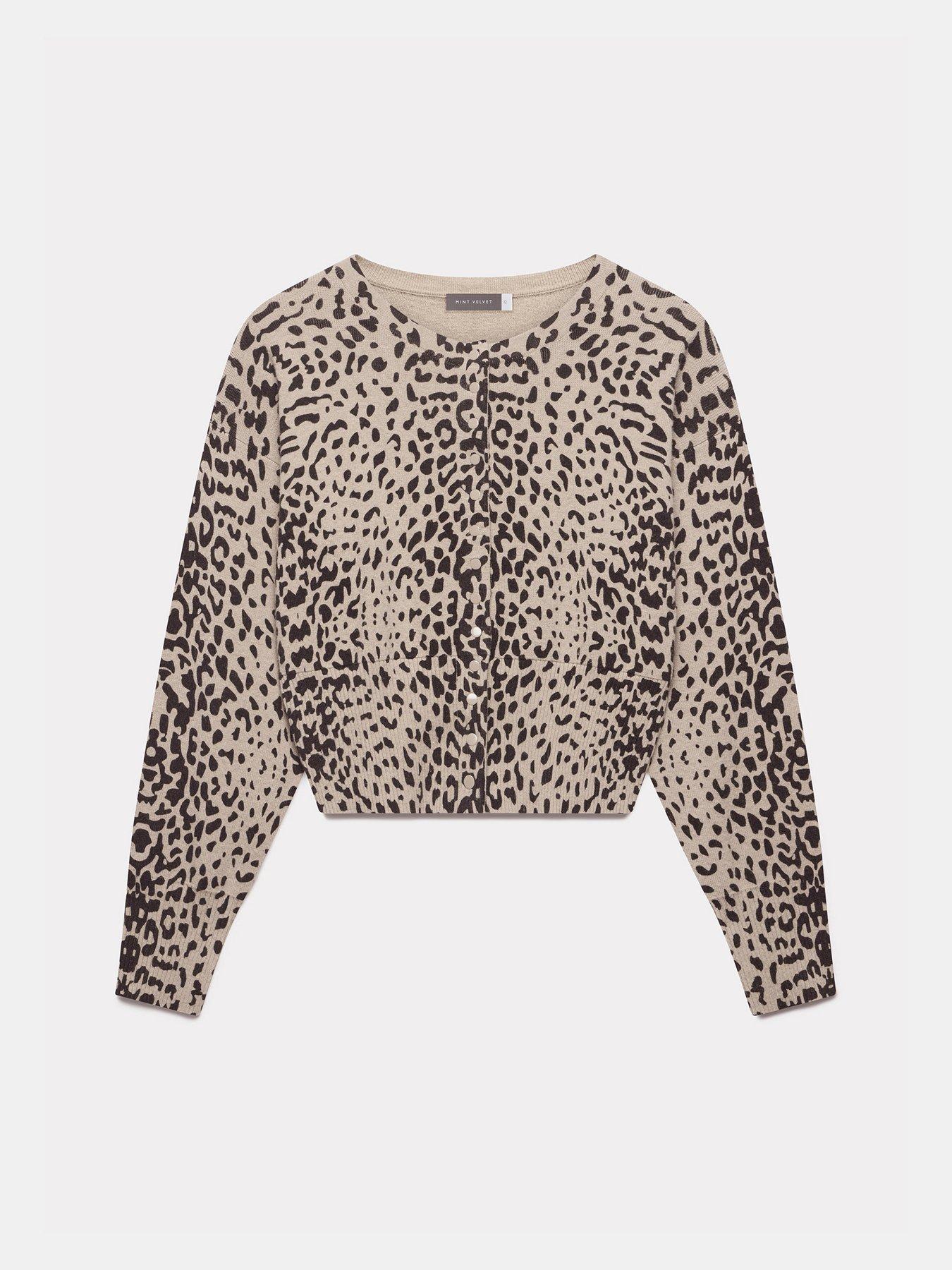 Mint Velvet Leopard Print Cardigan | Very