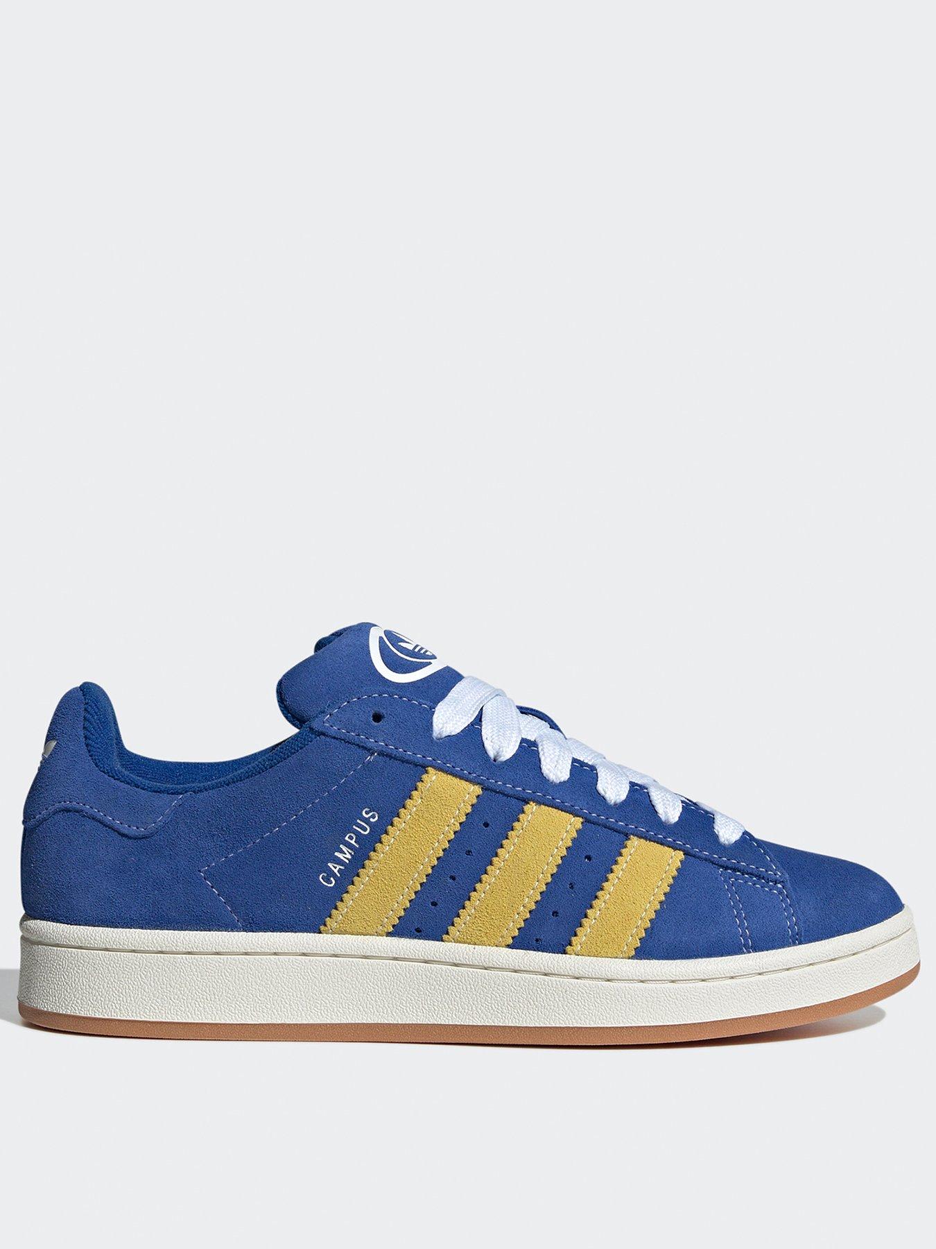 adidas Originals Unisex Campus 00S Trainers - Yellow/Blue | Very