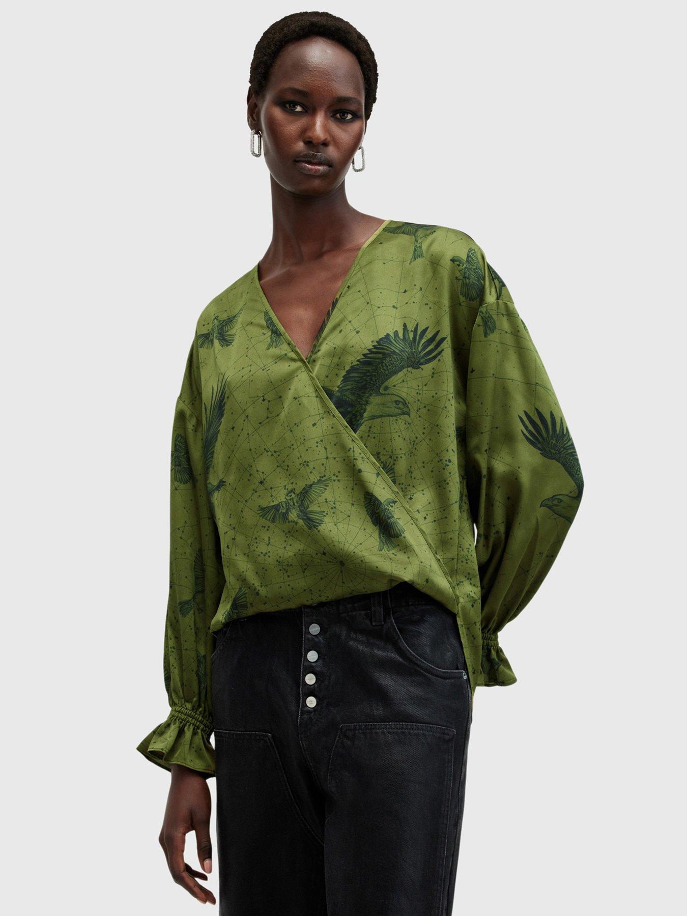 AllSaints Penny Top - Green | Very