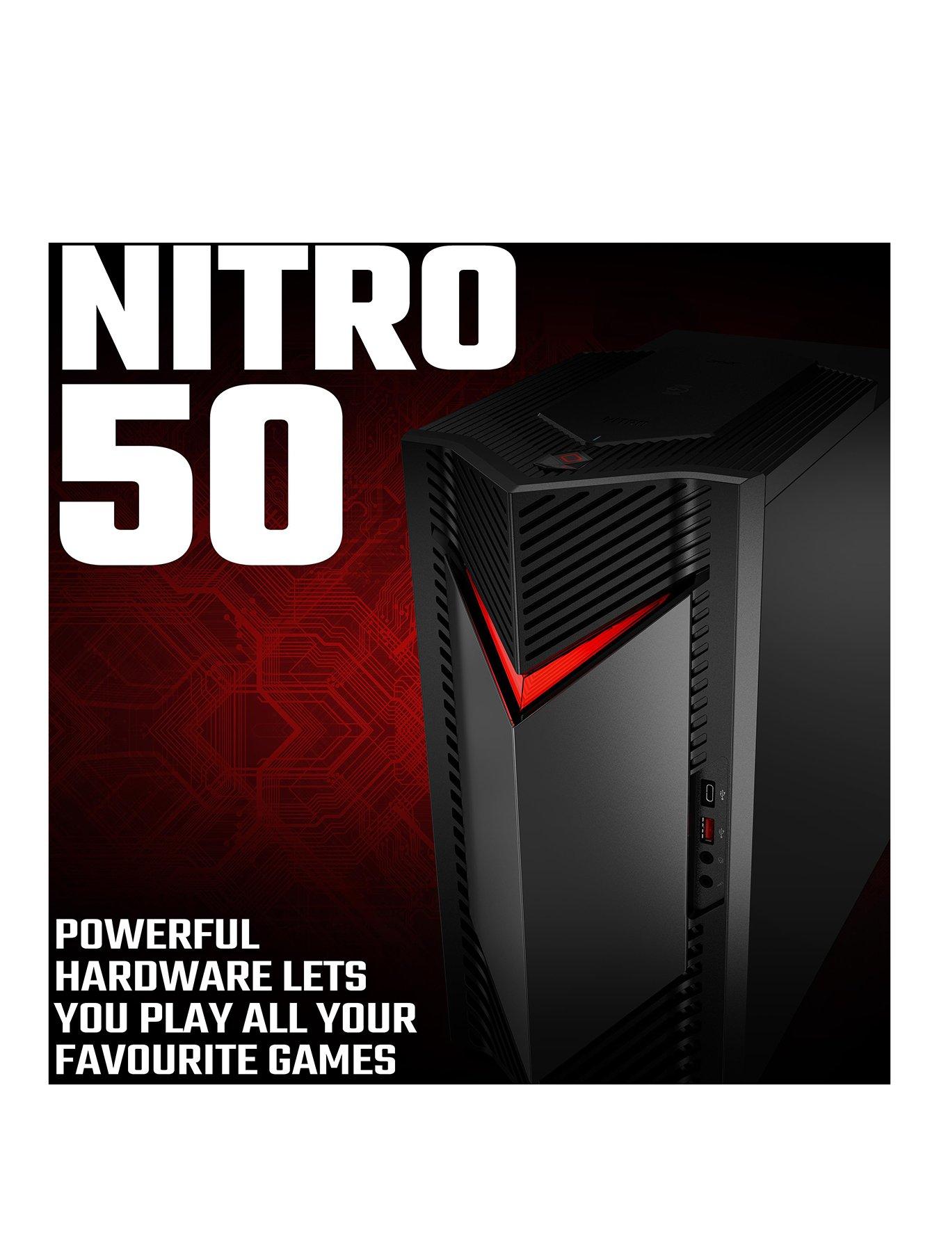 Acer Nitro N50-650 Gaming Desktop - GeForce RTX 4060, Intel Core i5 ...