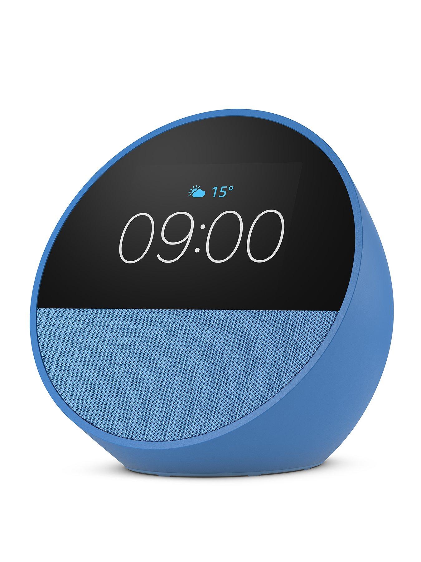 Amazon Echo Spot Alarm Clock with Alexa - Blue | Very