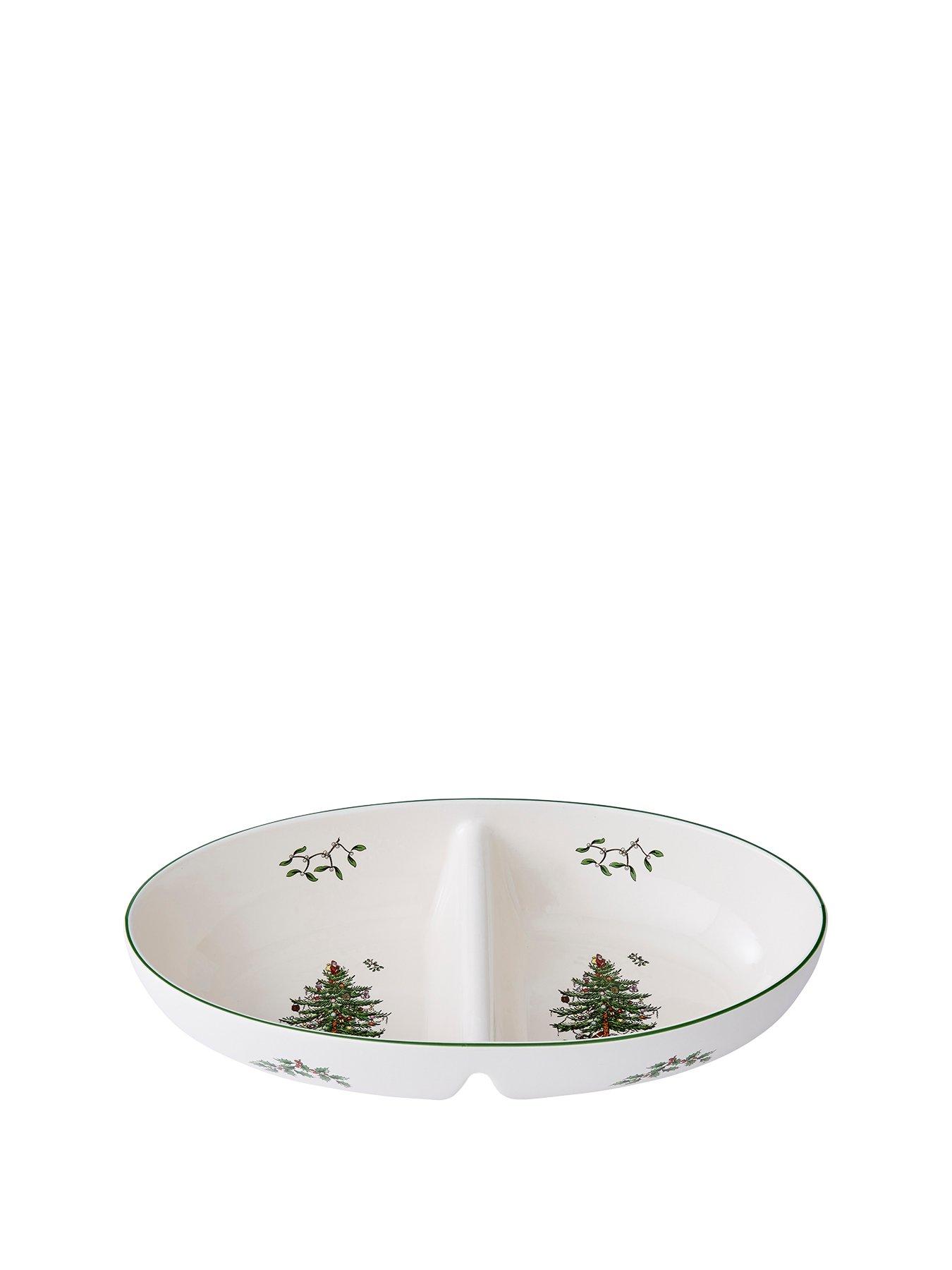 Spode Christmas Tree Divided Serving Platter | Very