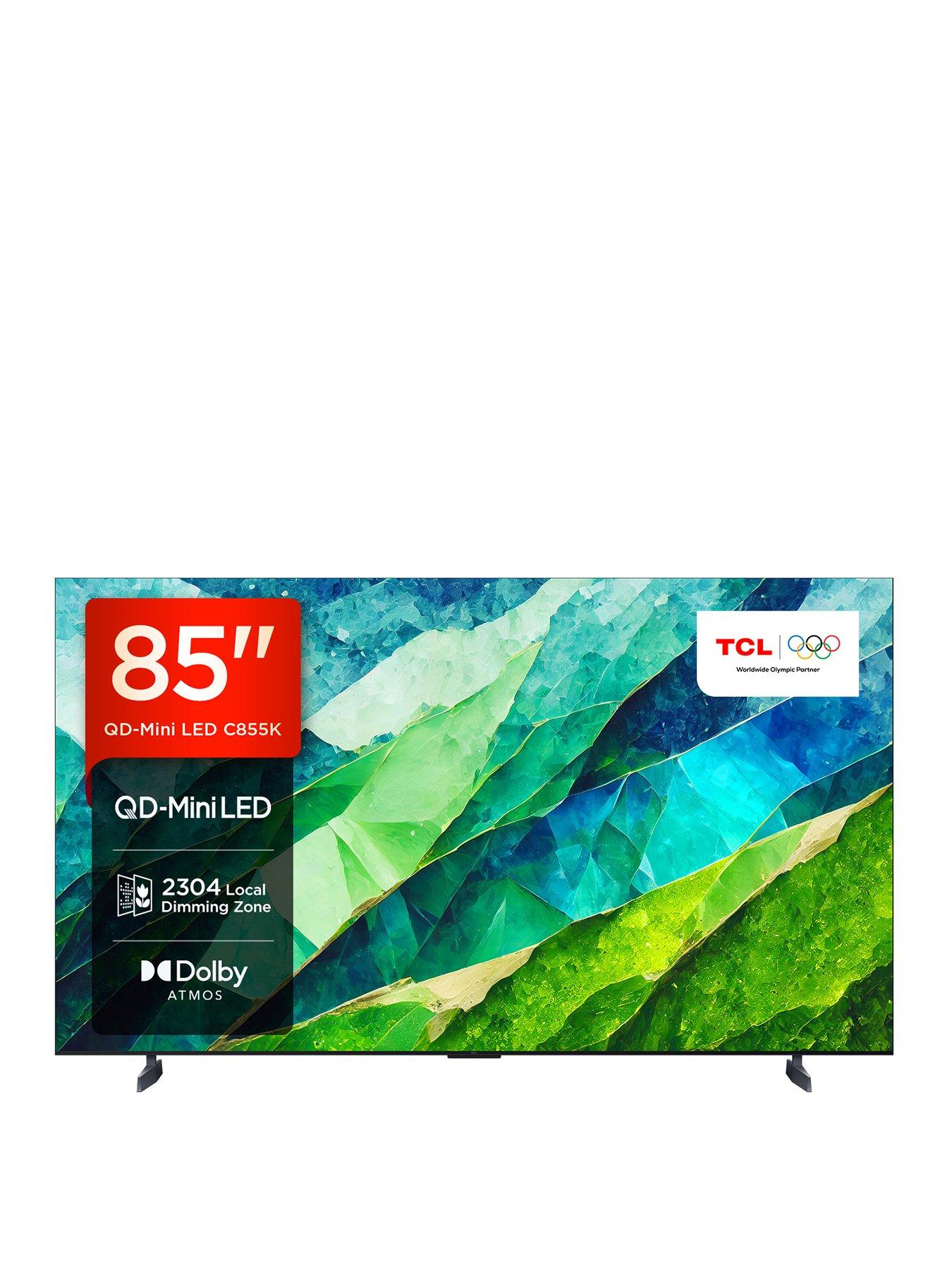TCL 85C855K, 85 inch, 4K 144HZ QD-Mini LED Google TV with Game Master ...