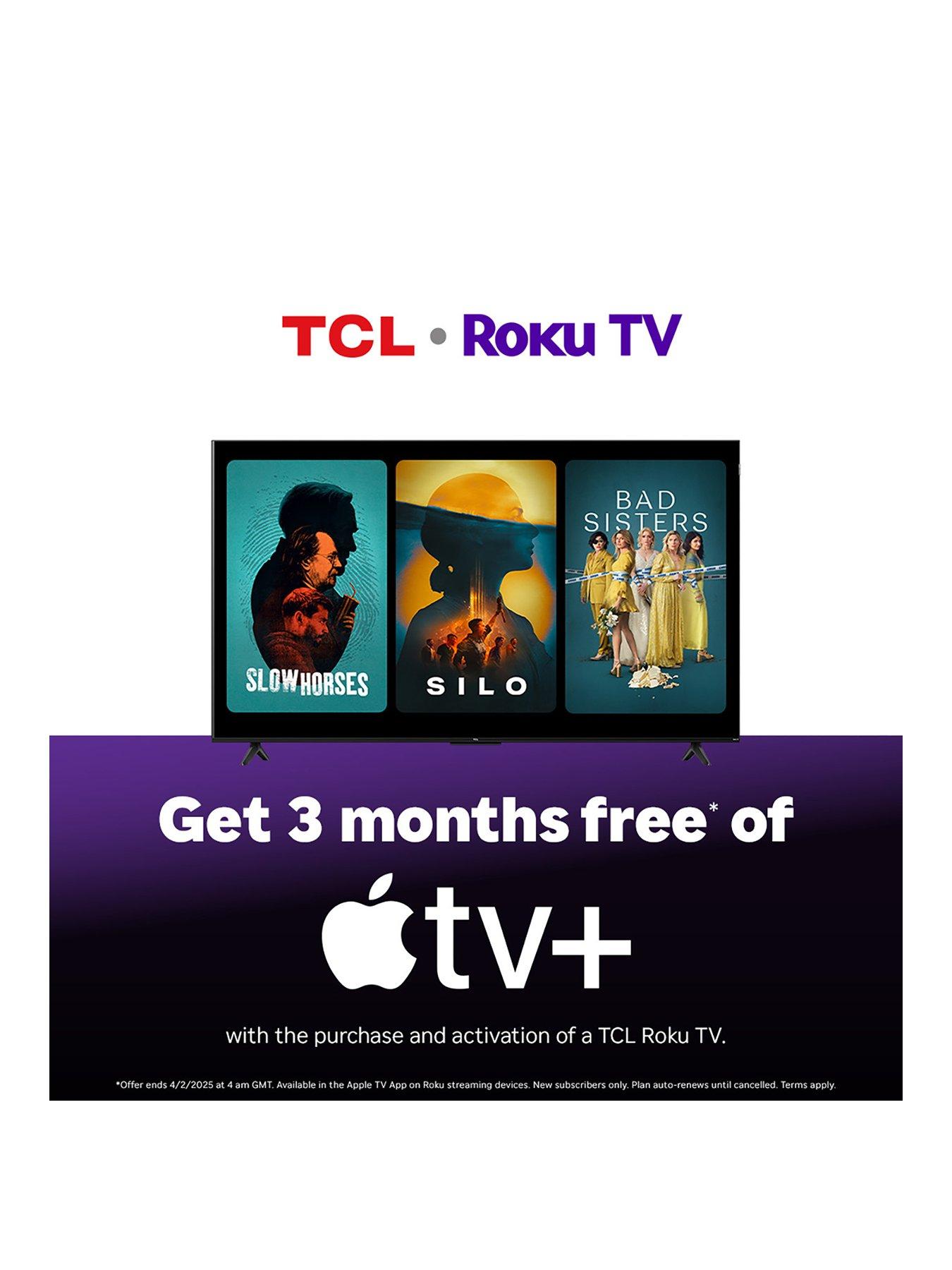 TCL 55RC650K Roku TV, 55-inch, 4K Ultra HD HDR, QLED, Smart TV | Very