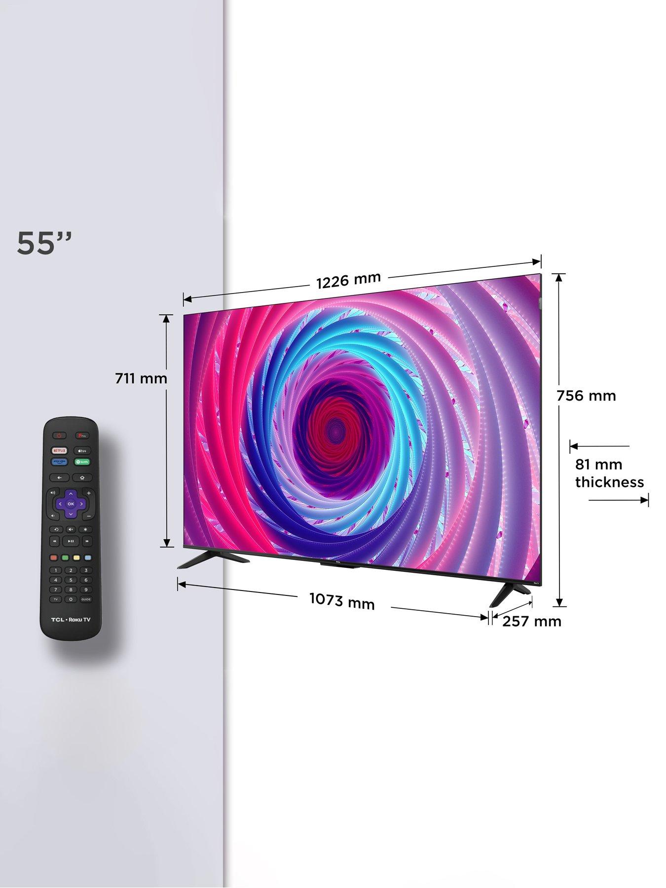 55 inch tcl roku tv store