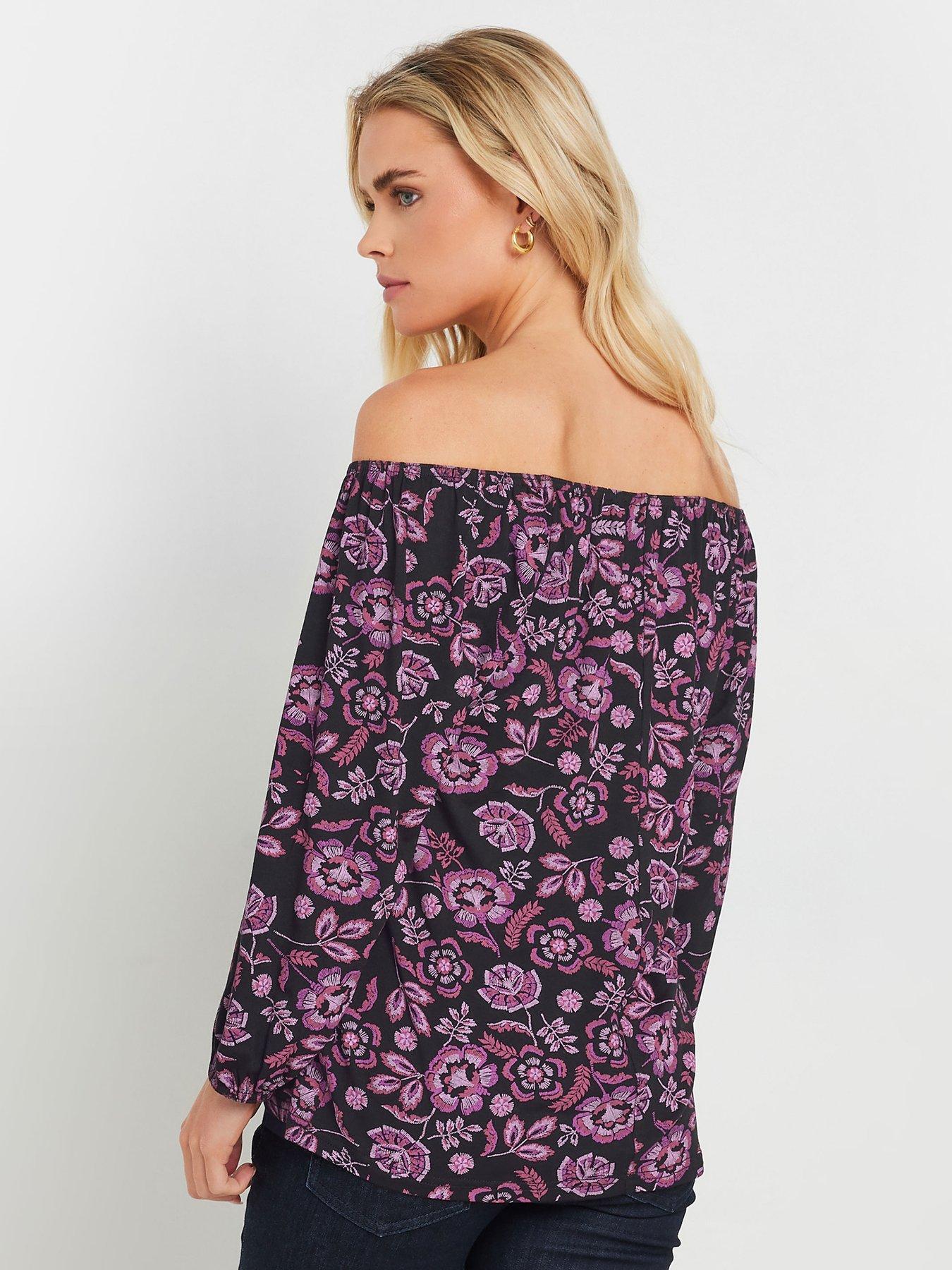 M&Co Petite Ditsy Keyhole Front Top | Very