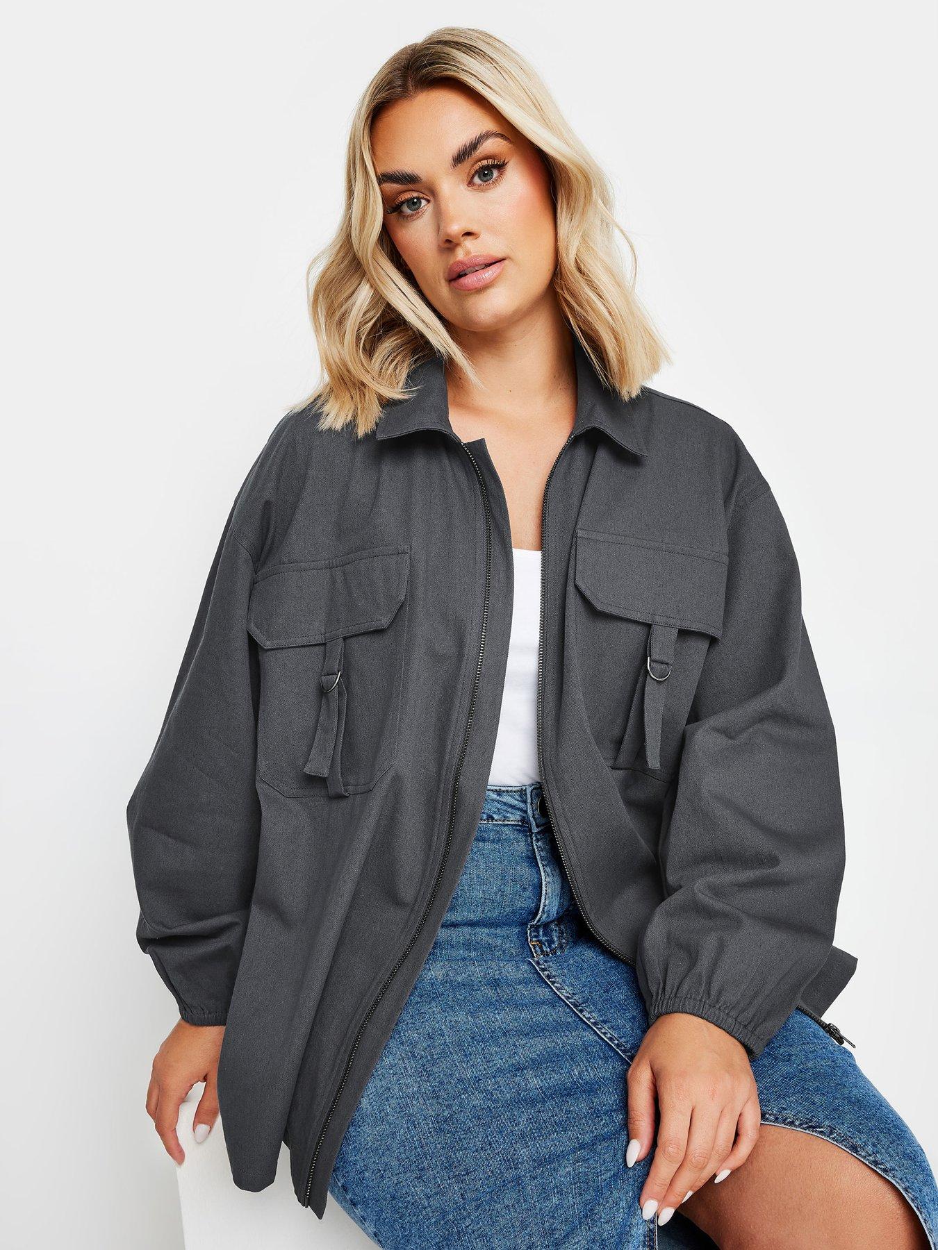 Womens Grey Coats & Jackets | Dark & Light Grey | Very