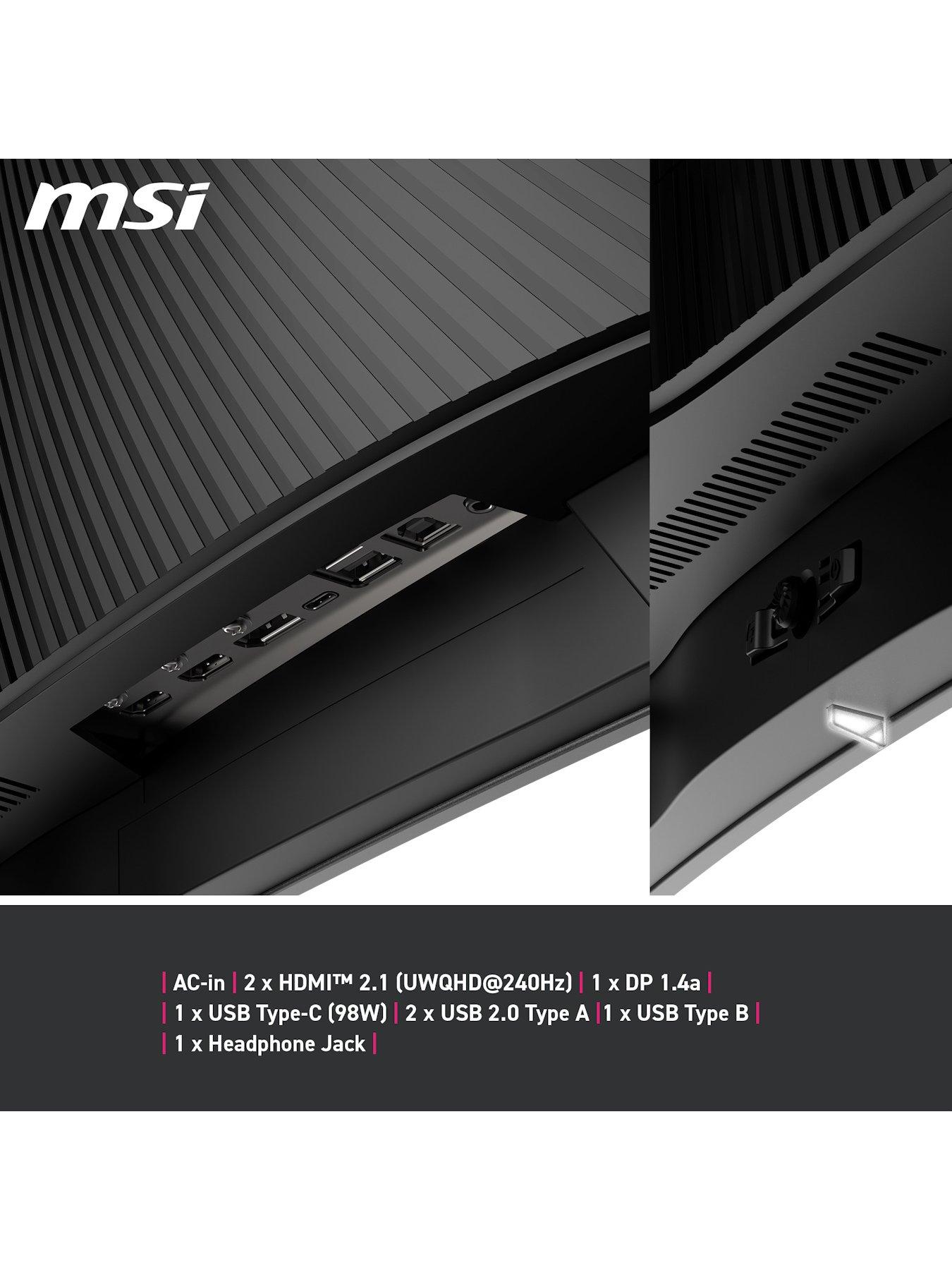 MSI MPG 341CQPX QD-OLED 34-inch, UWQHD, 240Hz, Adaptive-Sync Curved ...