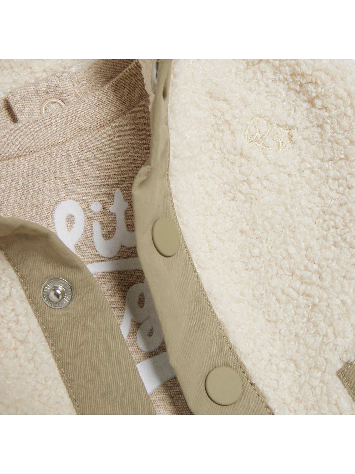 River Island Baby Baby Boy Borg Gilet Set - Beige | Very