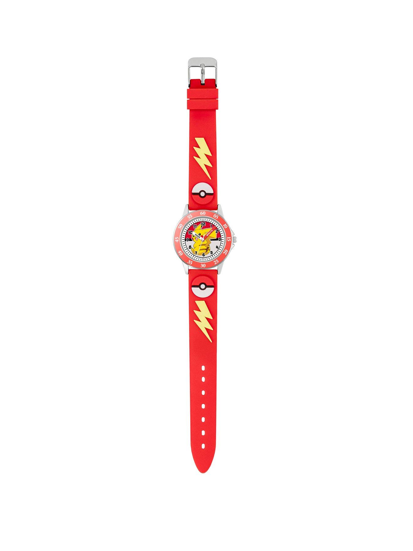 Pokemon Red 3D Time Teacher Strap Watch | Very