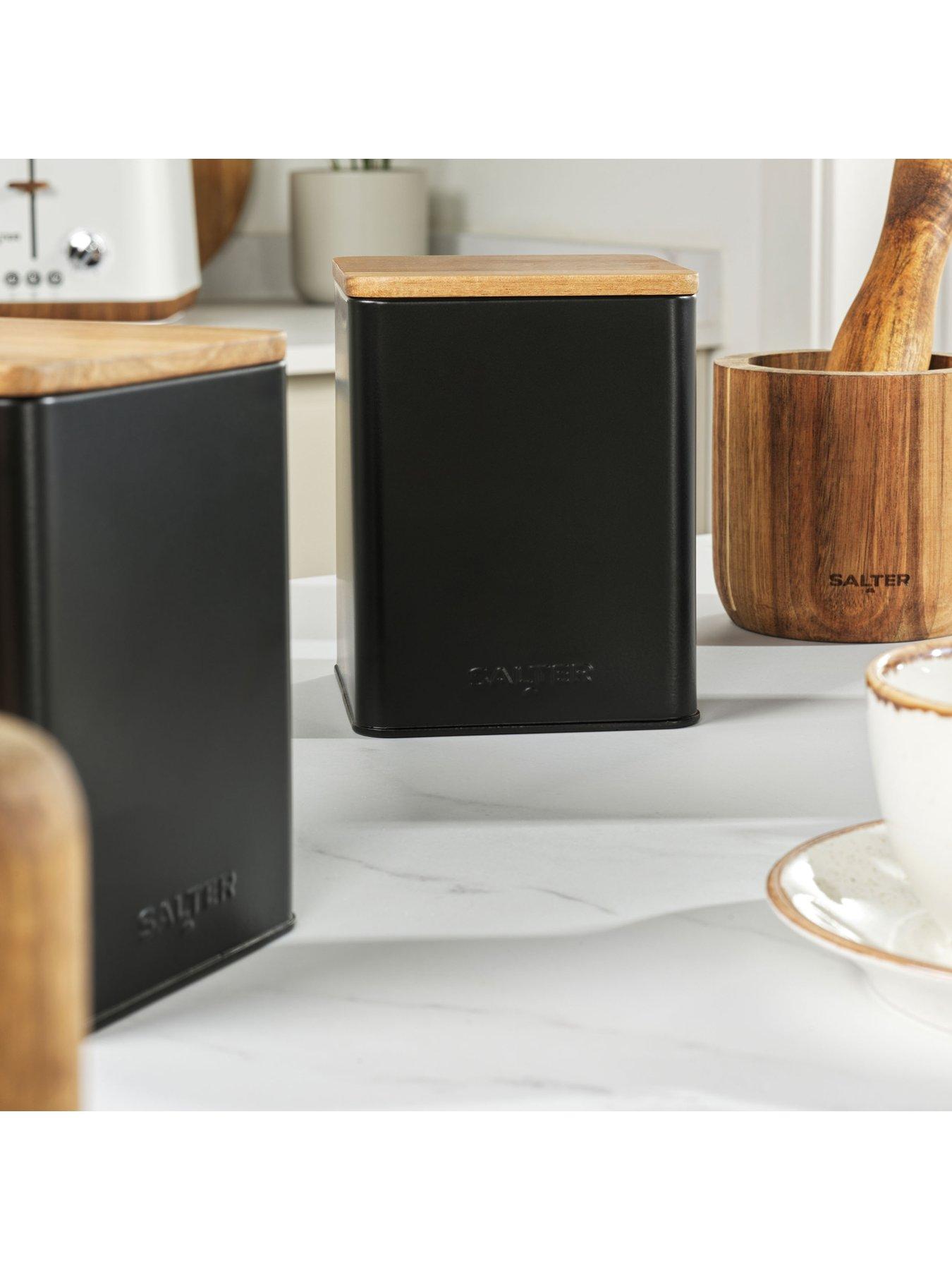 Salter Toronto 4 Piece Counter Top Set - Black | Very