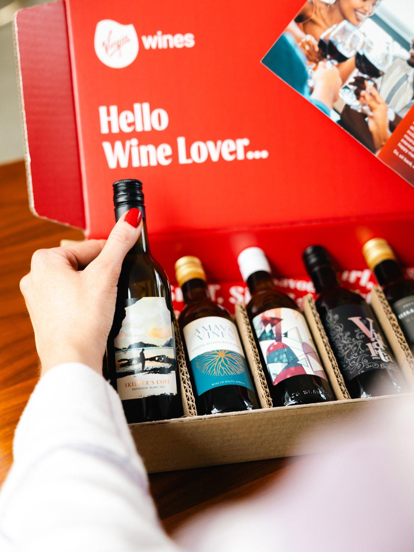 Virgin Wines 6 Mini Wine Bottles Sampler | Very