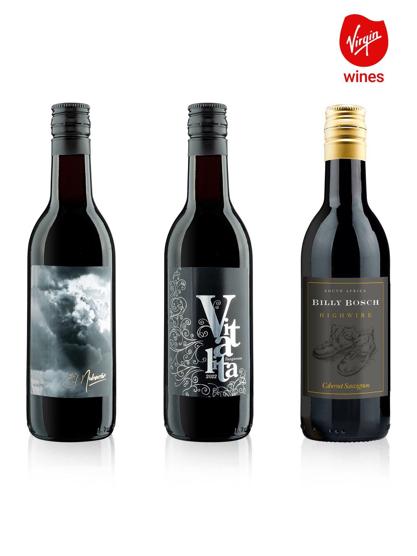 Virgin Wines 6 Mini Wine Bottles Sampler | Very