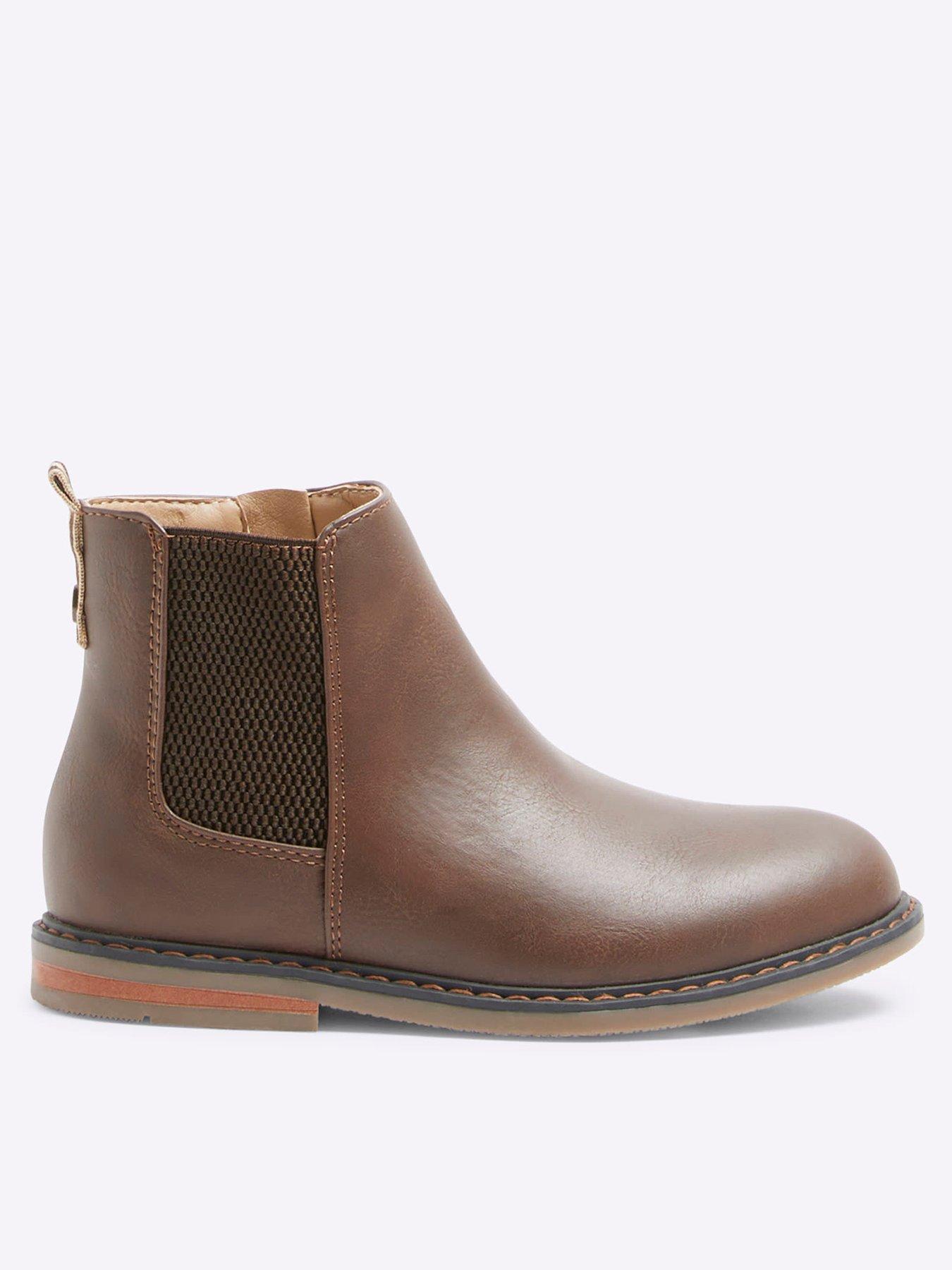 River Island Boys Chelsea Boot - Brown | Very