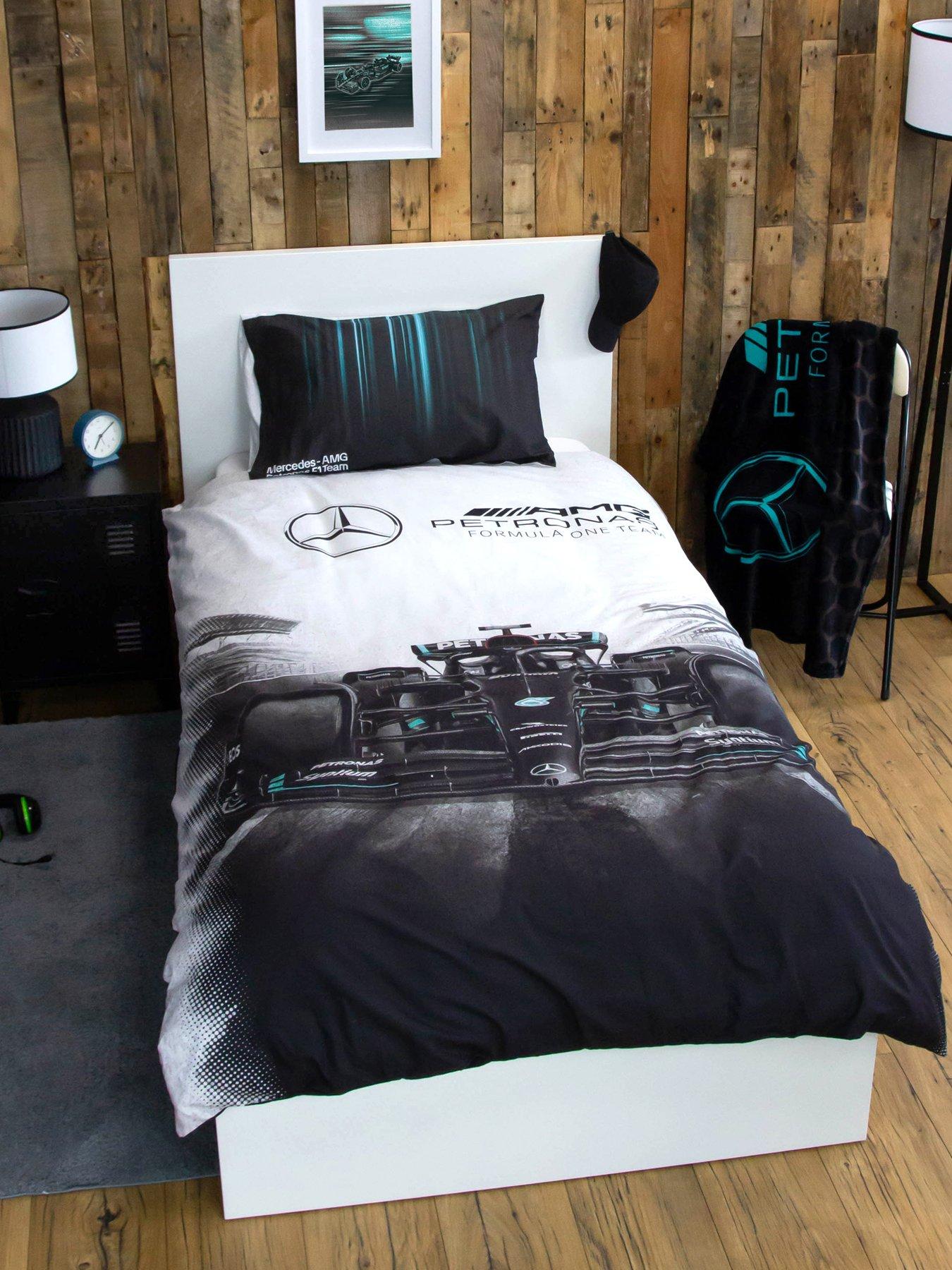 F1 Mercedes Digi Print Single Panel Duvet | Very