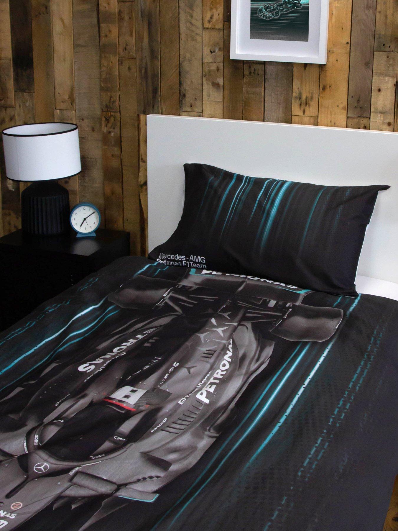 F1 Mercedes Digi Print Single Panel Duvet | Very