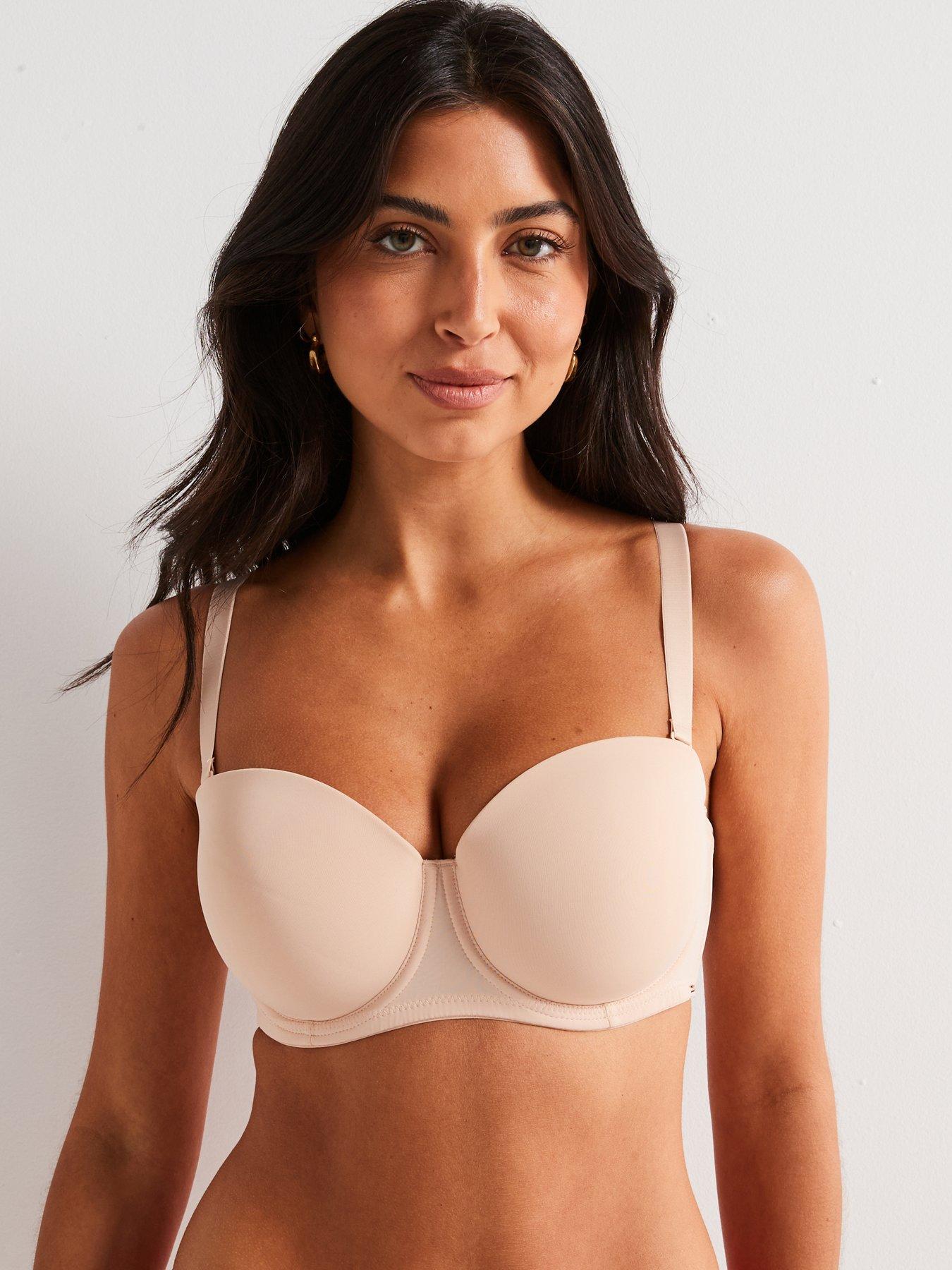 DORINA Michelle Light Padded Strapless Balcony Fuller Bust Bra- Beige | Very