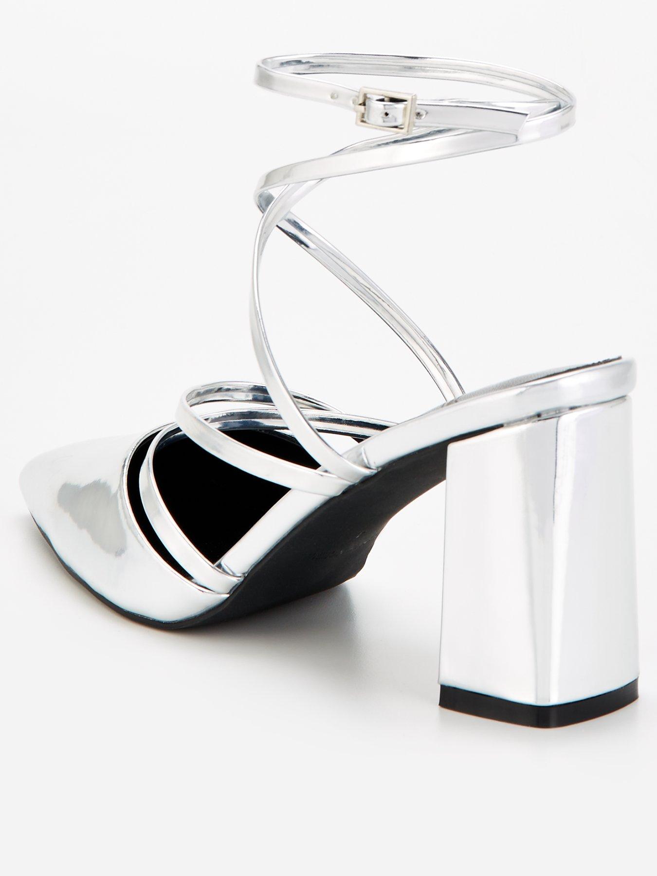 Raid Kyrin Strappy Shoes - Silver | Very
